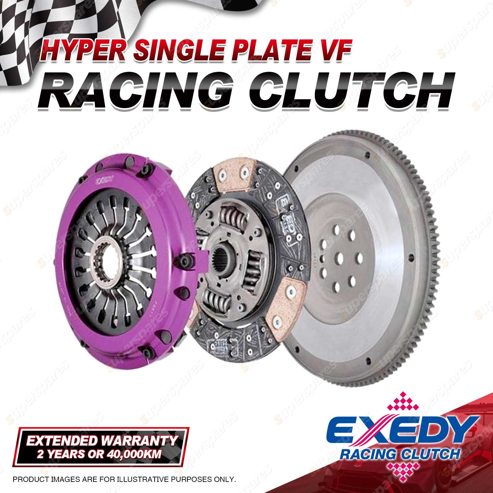 Exedy Hyper Single Plate VF Clutch Kit for Mazda RX-7 Twin Turbo FD 1.3L 92-02