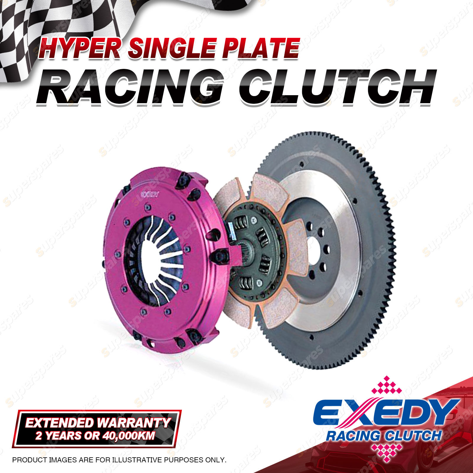 Exedy Racing Hyper Single Plate Clutch Kit for Mini Cooper S R52 R53 1.6L 00-09