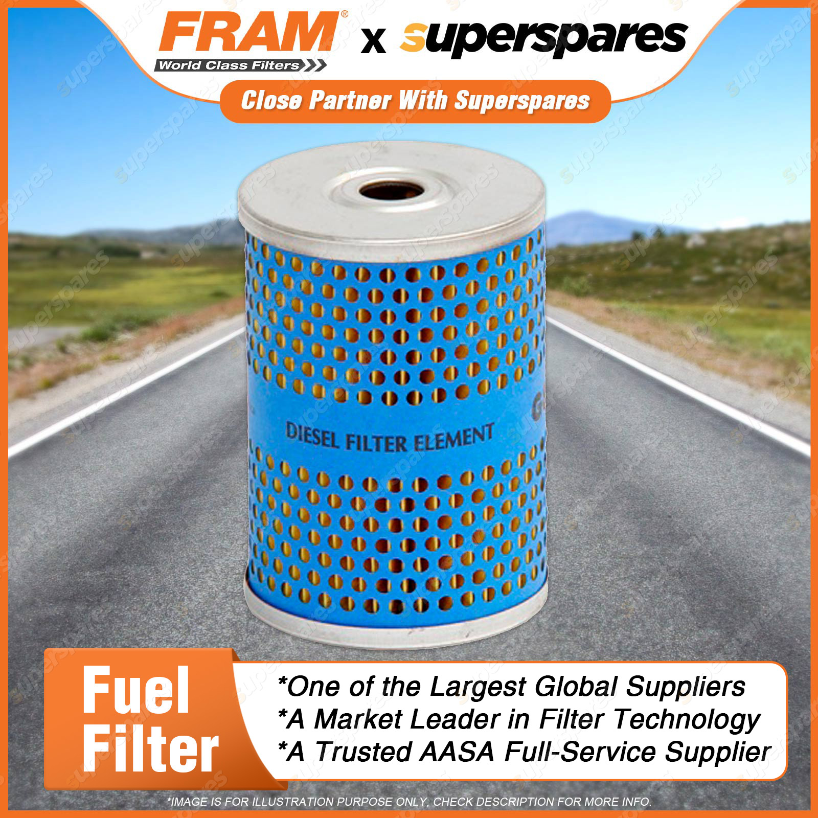 Fram Fuel Filter for Isuzu F Series FSR11 FSR12 FSS550 TD 6Cyl 01/1986 ...
