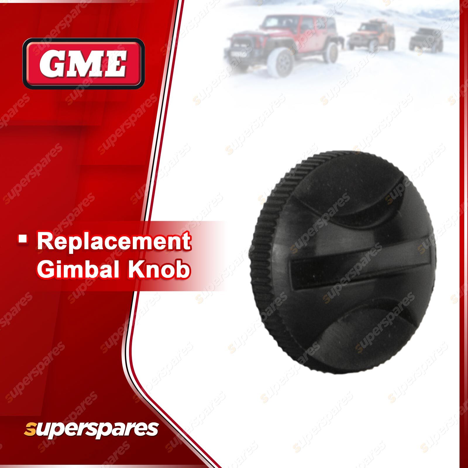 GME Black Gimbal Knob Suit GR200 / GX300 / GX400 / GX700 / TX4600