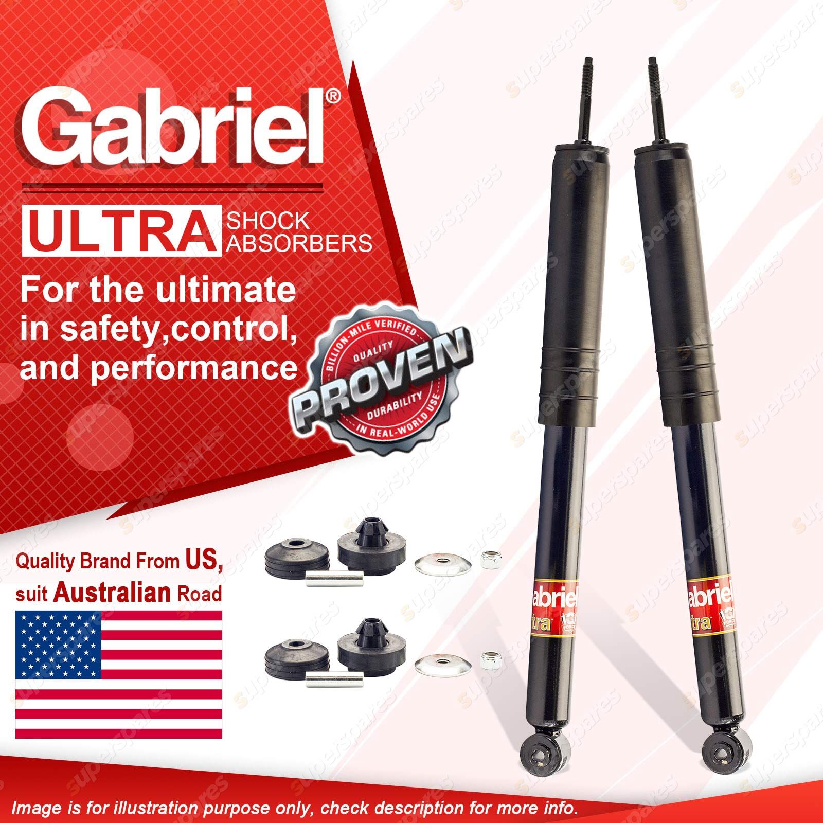 2 x Rear Gabriel Ultra Shock Absorbers for Honda Civic FN2 2.0 Hatch 07 ...