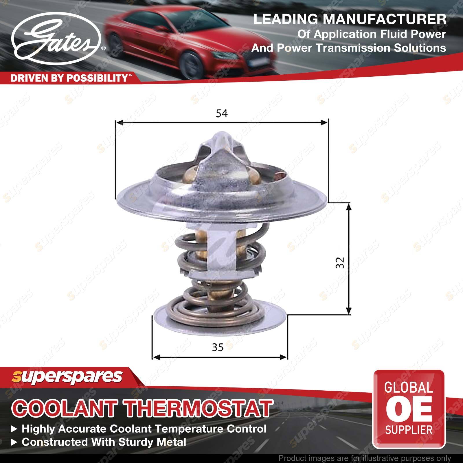 Gates Thermostat Kit for Volvo C70 872 873 S40 644 S60 384 S70 874 S80 ...