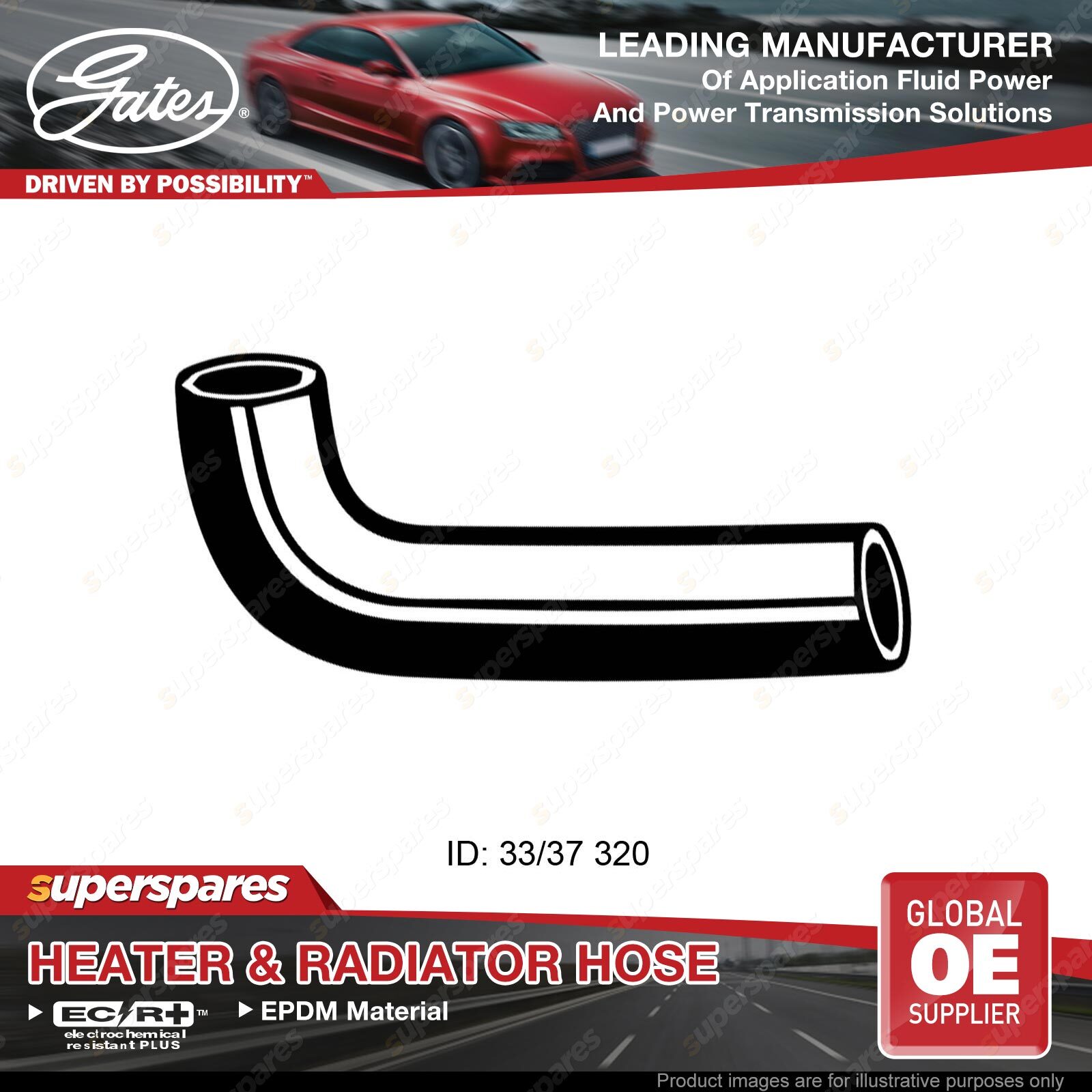 Gates Lower Radiator Hose for Toyota Hiace LH50 LH60 LH 7 2.2L 2.4L ...