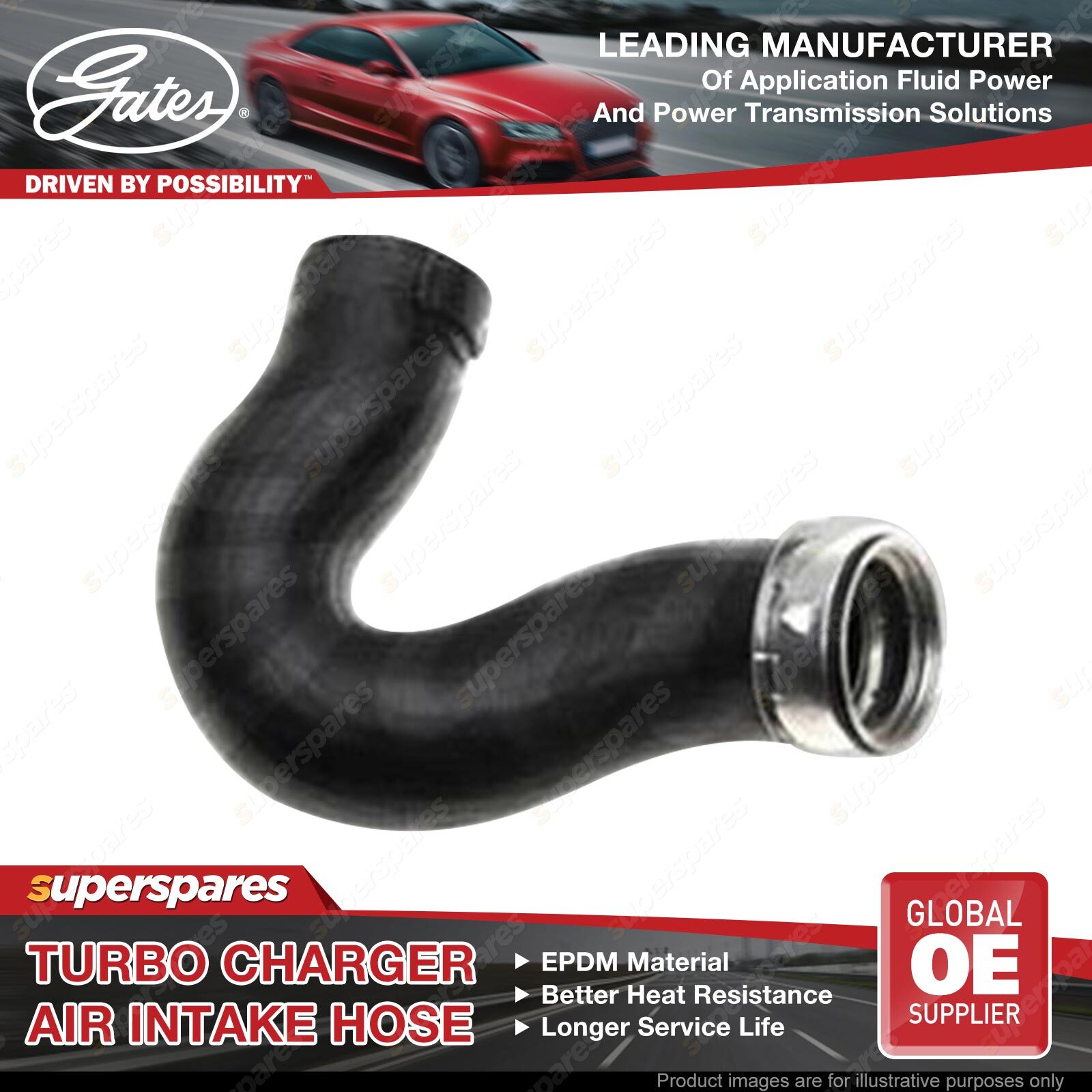 Gates Air Intake Hose Cold side for Mercedes Benz Sprinter Series 318 ...