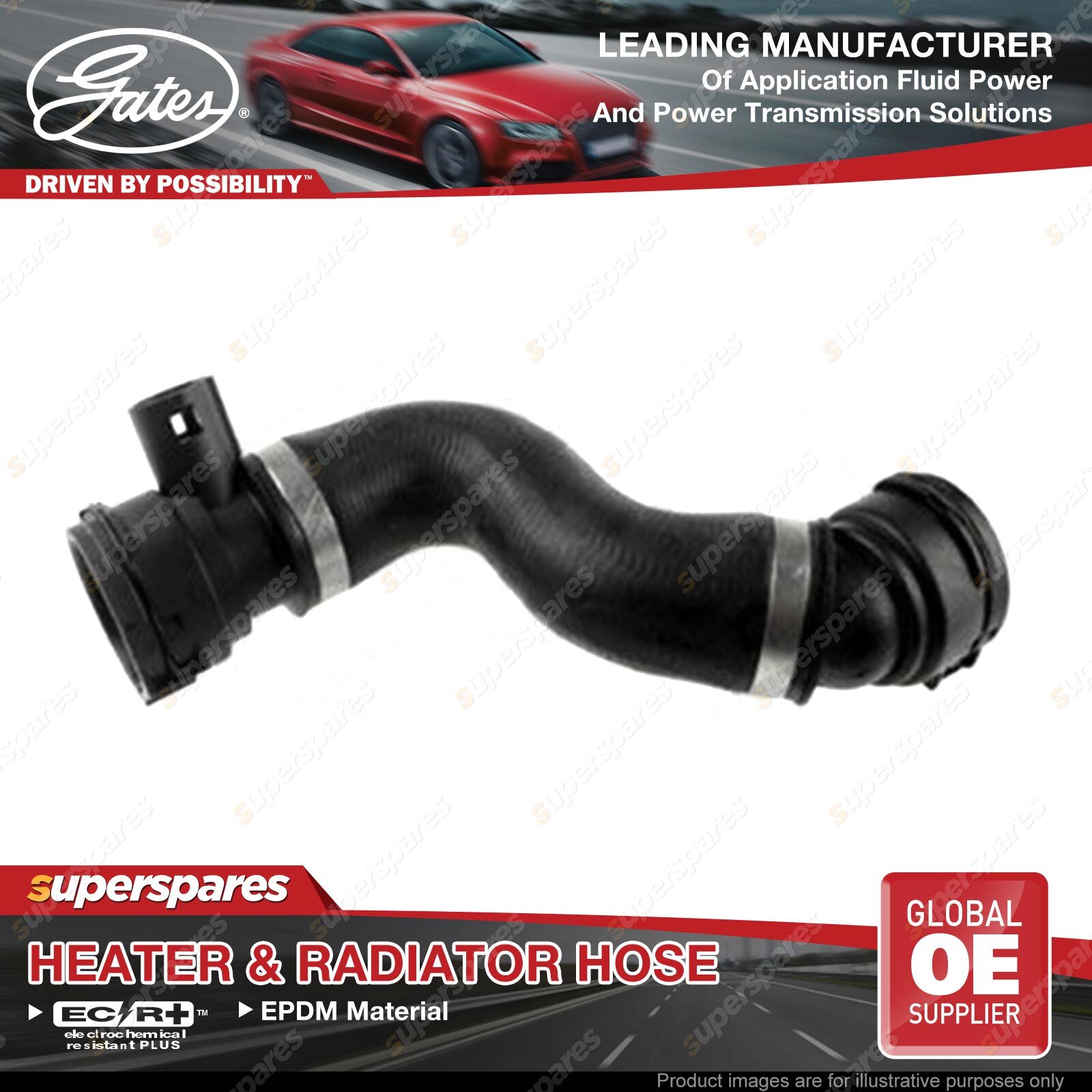 Gates Lower Radiator Hose for BMW 5 7 Series E60 E61 E65 523i 525i 530i ...