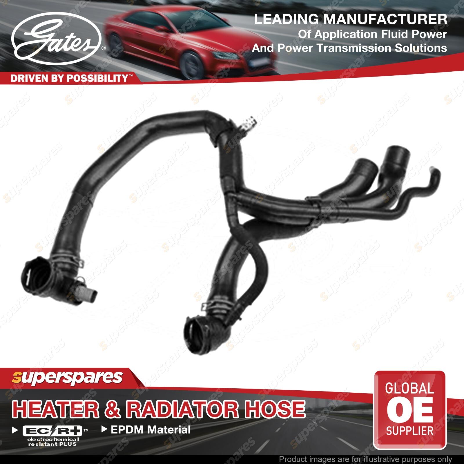 Gates Upper Lower Radiator Hose for Audi A3 8V1 8V7 8VS 8VK 8VM 8VE 8VA ...