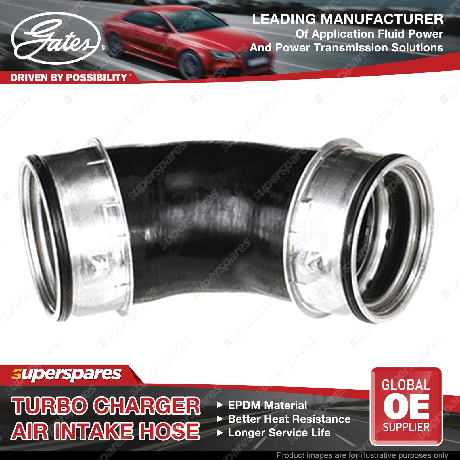 Gates Turbo Air Intake Hose for Volkswagen Caravelle Multivan T5 INTCOO ...
