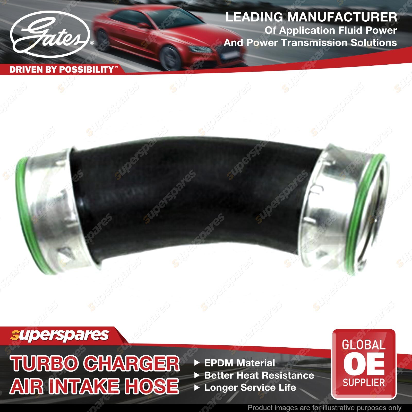 Gates Turbo Charger Air Intake Hose for Land Rover Range Rover Sport ...