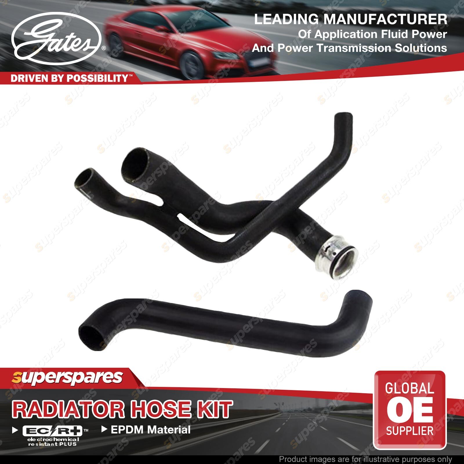 Gates Radiator Hose Kit for Mercedes Benz Sprinter 509 511 513 515D 2 ...