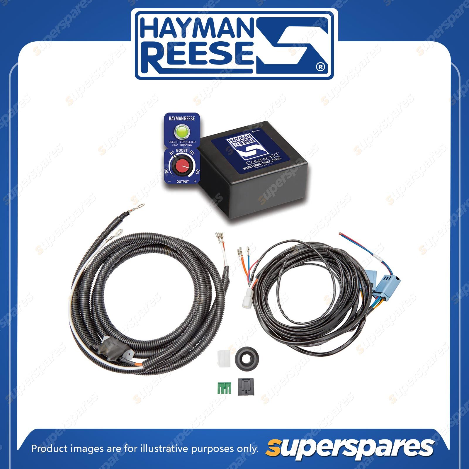 Hayman Reese Brake Controller Compact IQ With Harness Wire Loom 06000 ...