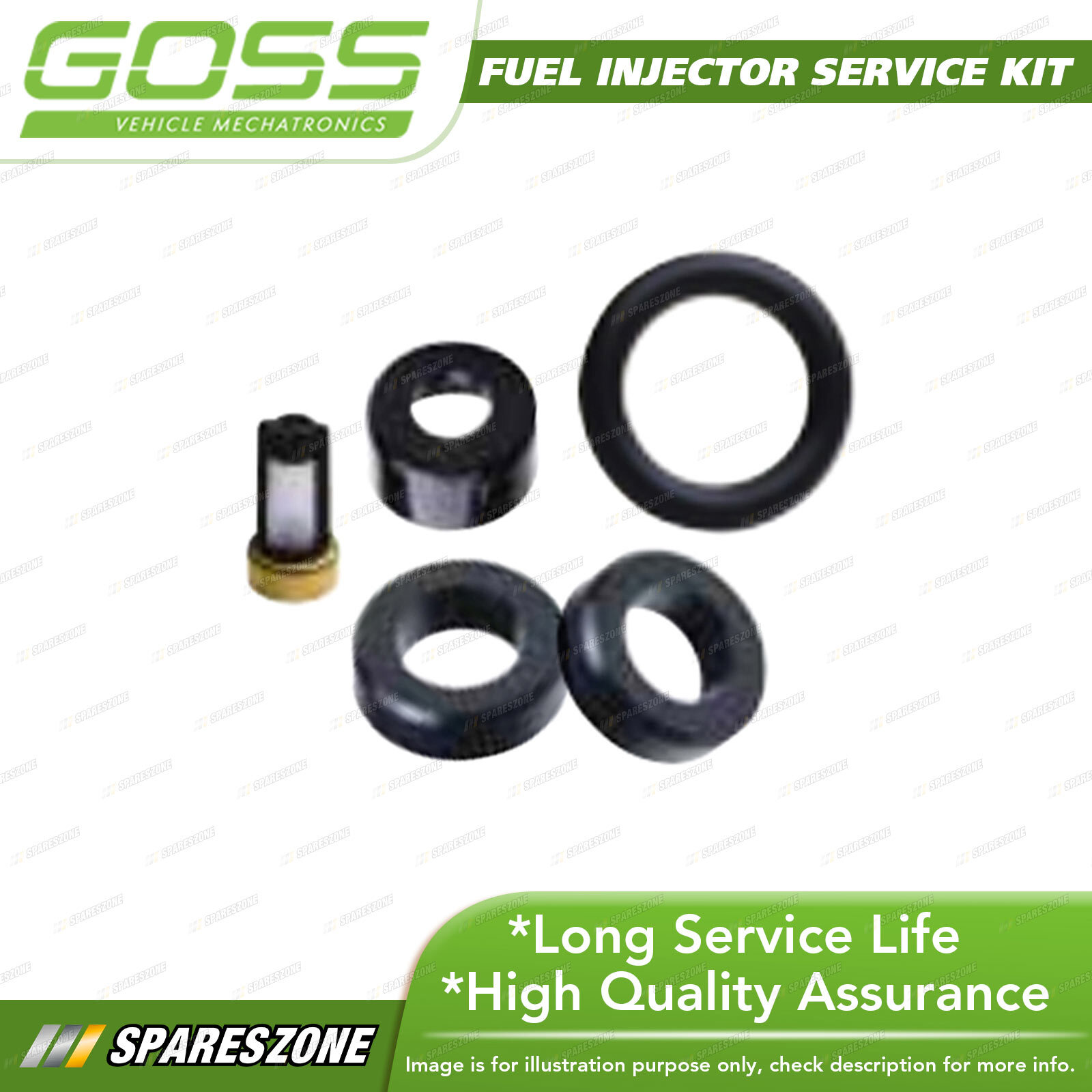 Fuel Injector Service Kit for Toyota Landcruiser Prado RZJ120 RAV 4 ...