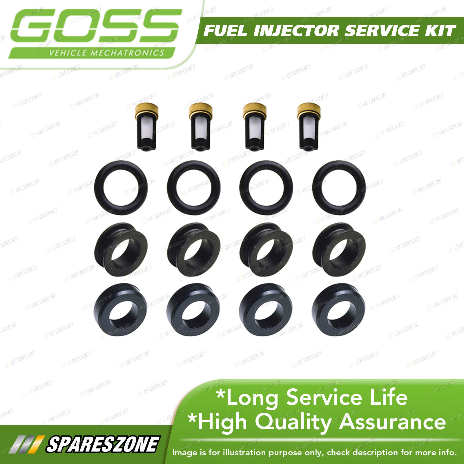 Goss Injector Service Kit for Toyota Hilux RZN149 154 169 174 RAV 4 ...