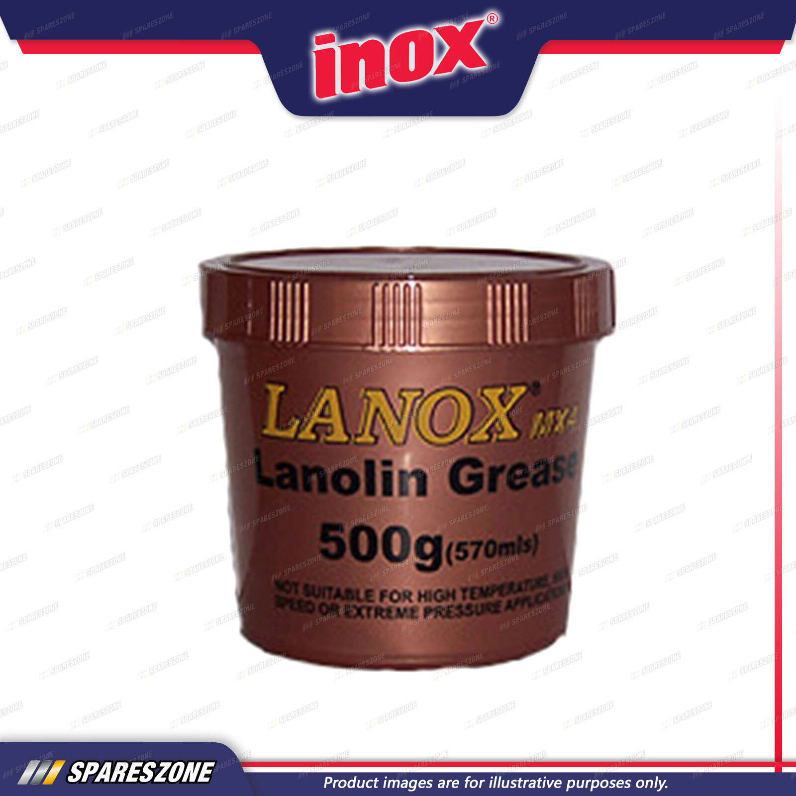 Inox MX4 Food Grade Approved Lanox Grease 500 Gram Anti Moisture ...
