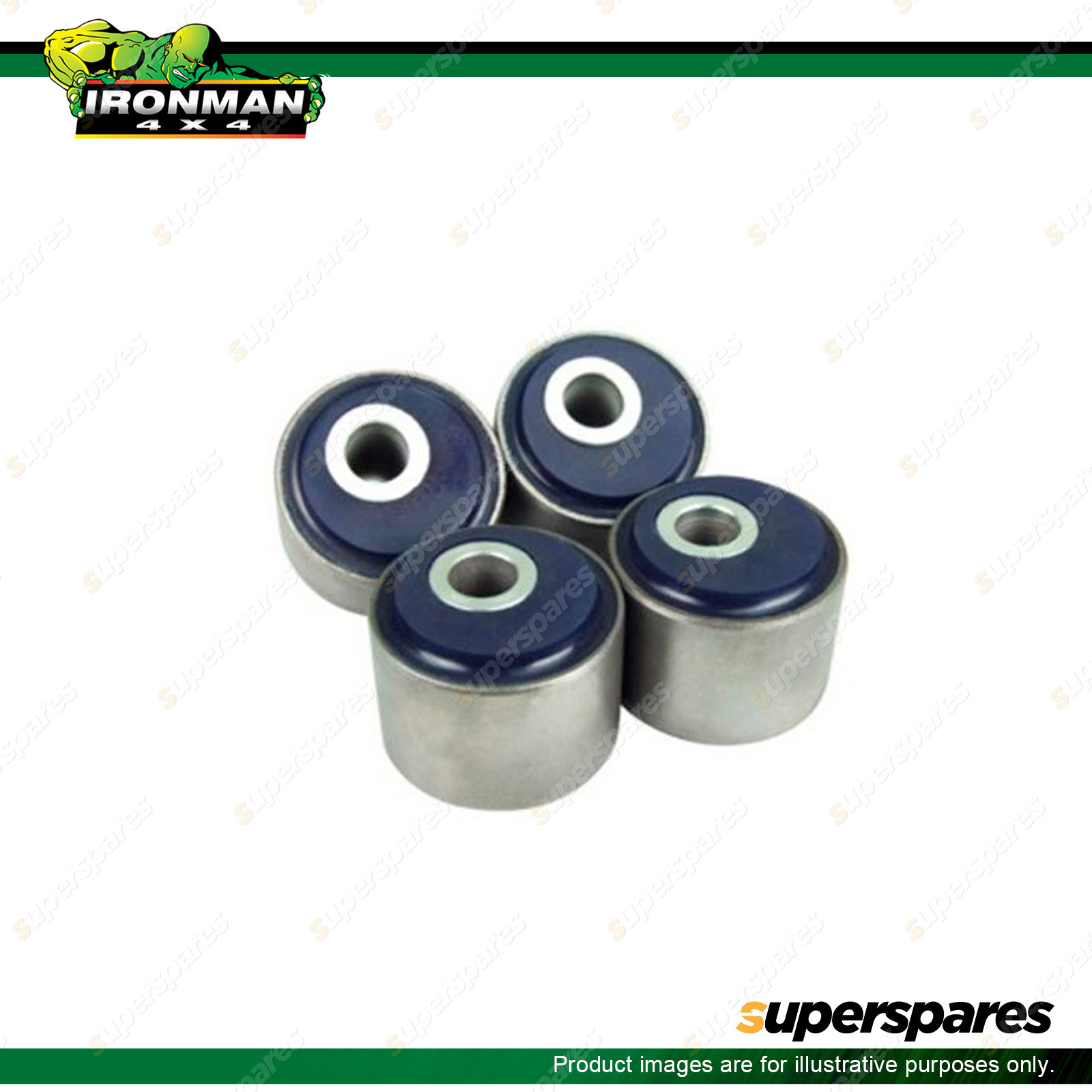 Front Ironman 4x4 Caster Correction Offset Polyurethane Bush Kit 1144SK 4WD