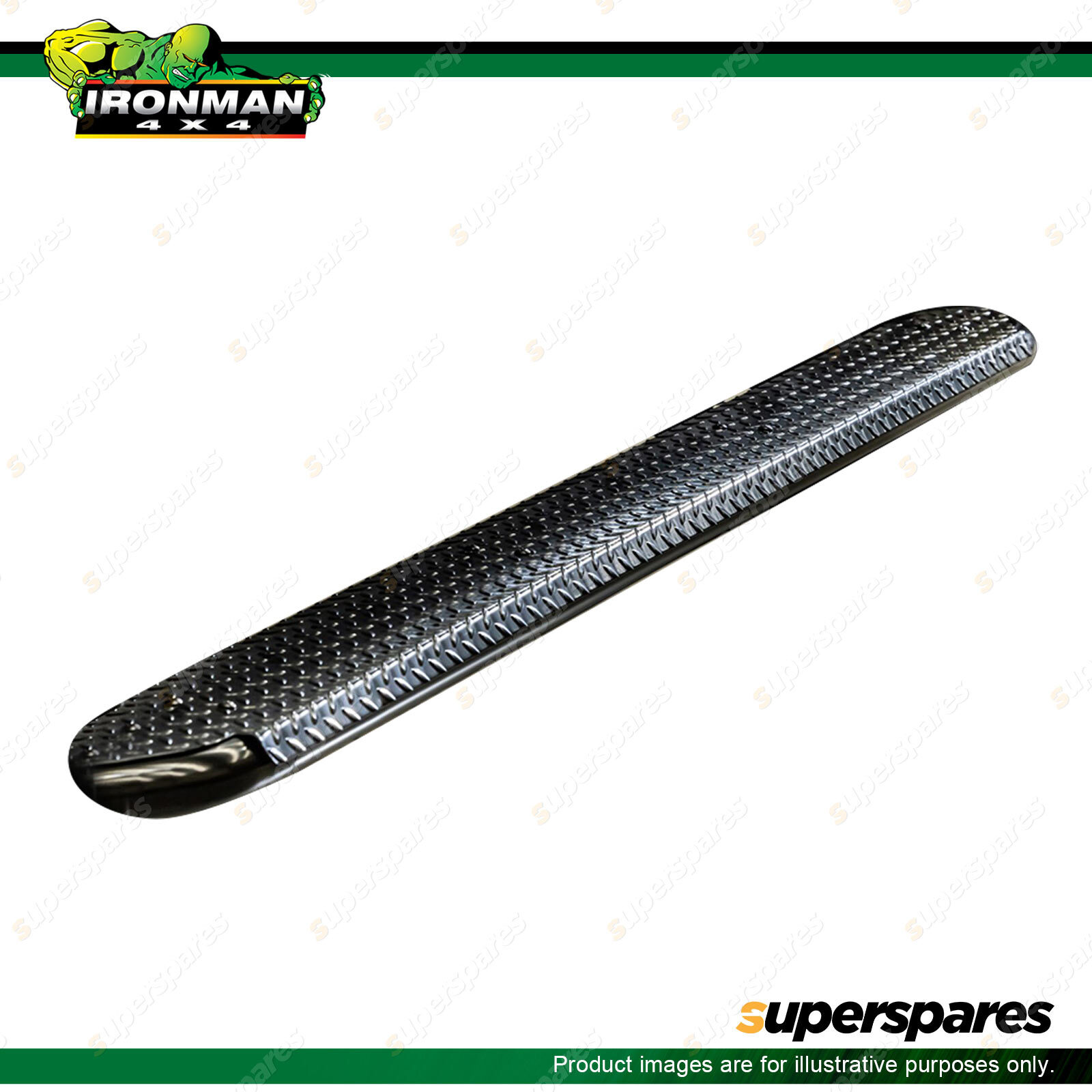 Ironman 4x4 Steel Side Steps SPHC Oil & Pickled Steel Material SS054 ...