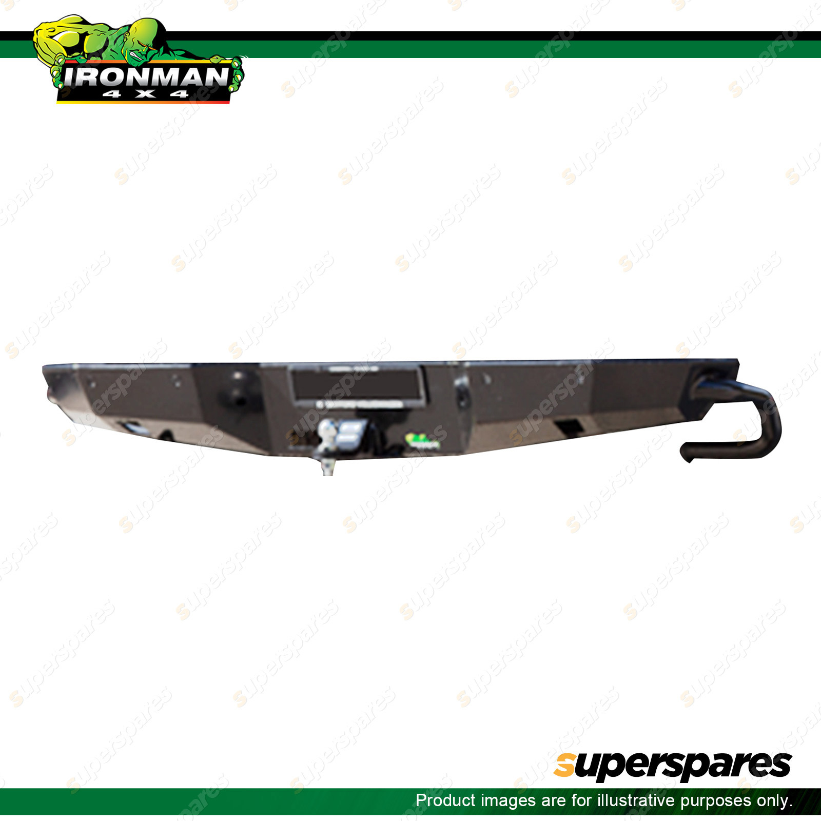 Ironman 4x4 Rear Protection Towbar - Full Rear Bumper Replacement ...
