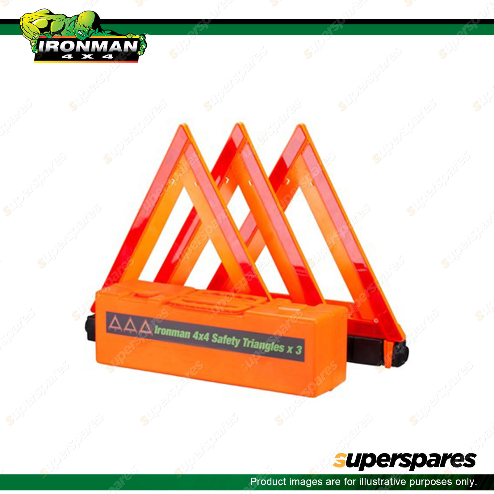 Ironman 4x4 Safety Triangles set of 3 ISAFETYTRI Fleet Mining ...