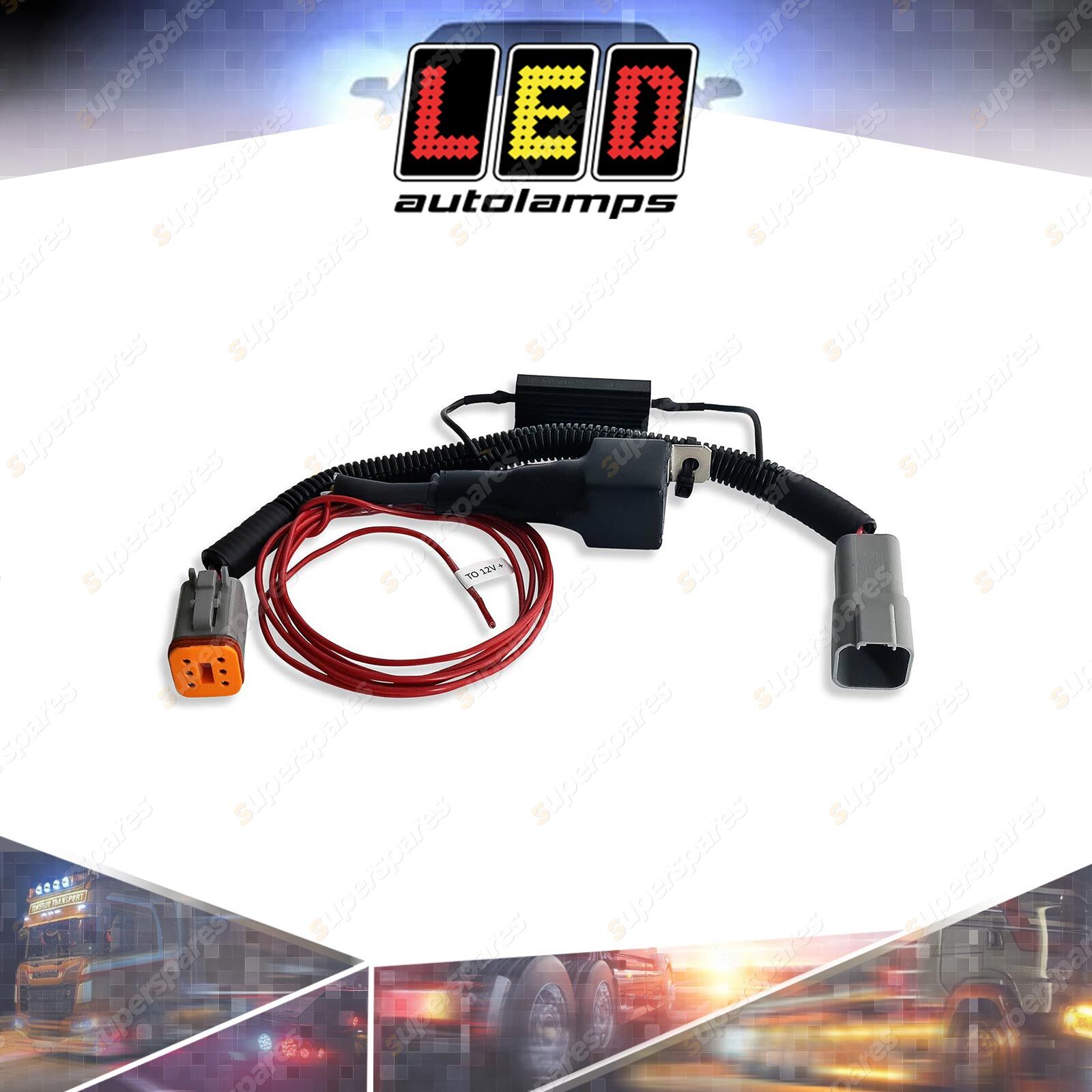 LED Autolamps Patch Lead Relay Harness Sequential Flash Relay 12V Single Bulk