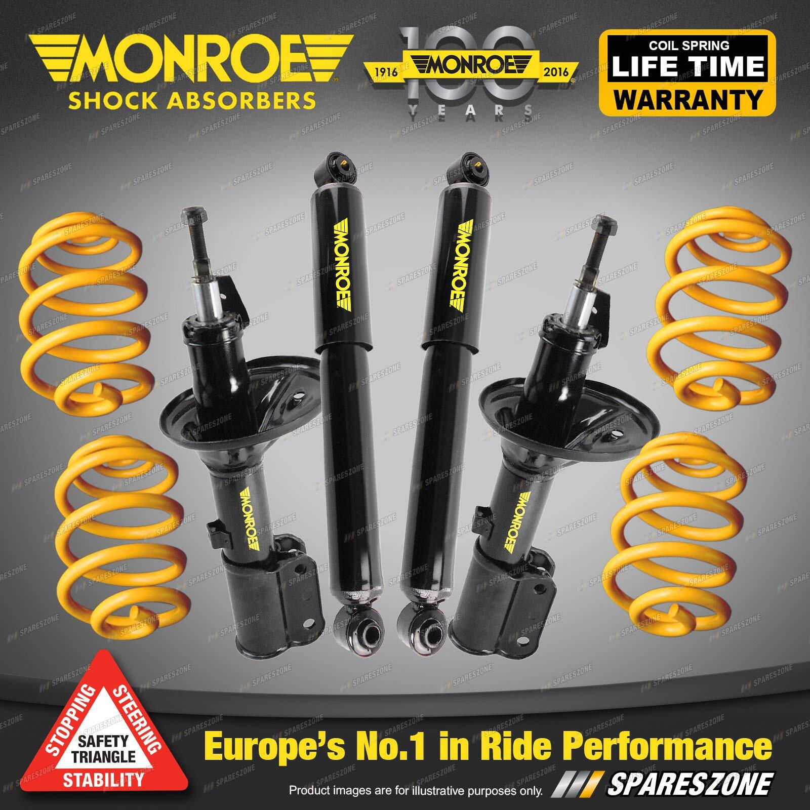 Monroe Shocks King Lower Springs for Commodore VR VS II 8CYL beam rear ...