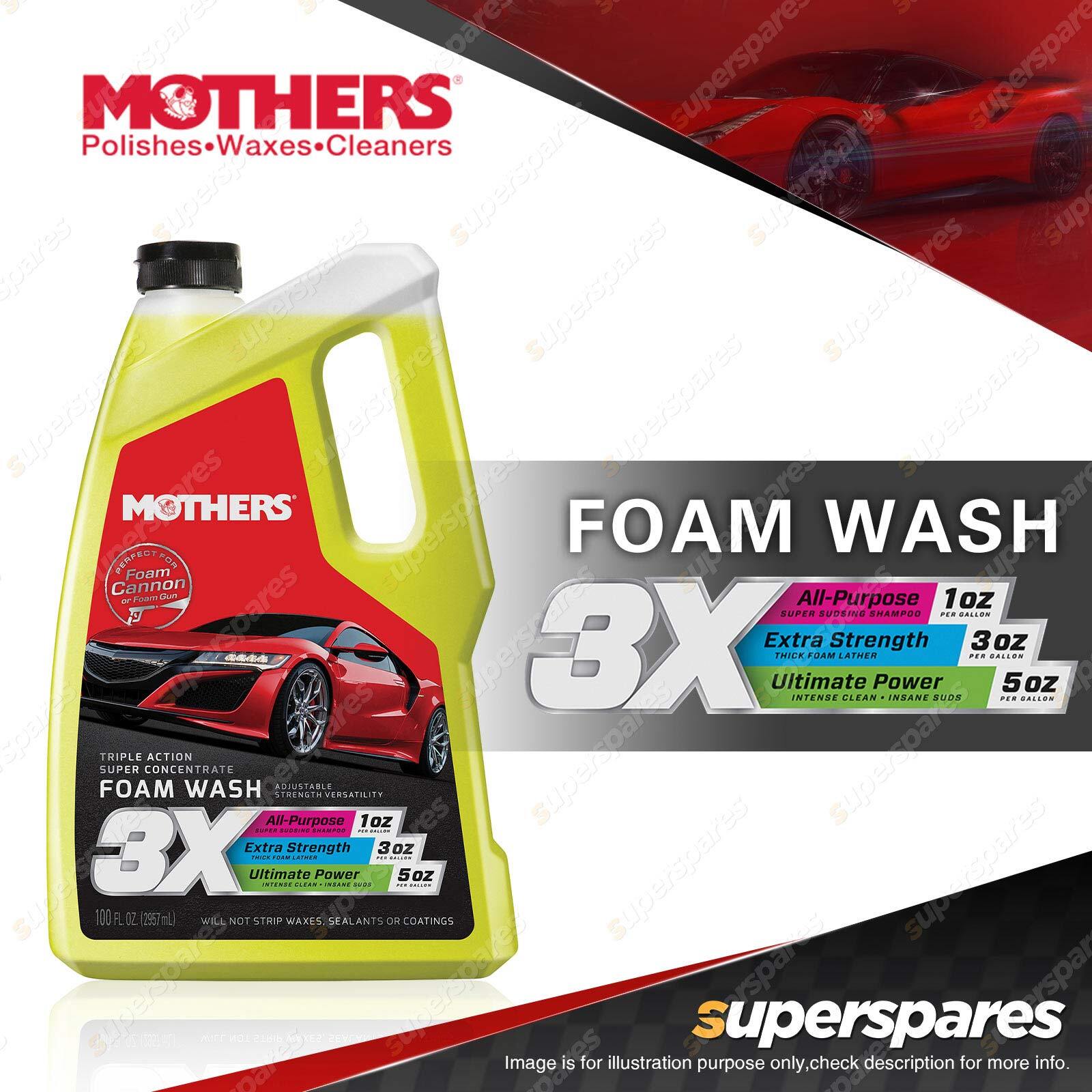 Mothers Triple Action Foam Wash 3L - Thick Foam Lather Intense Clean