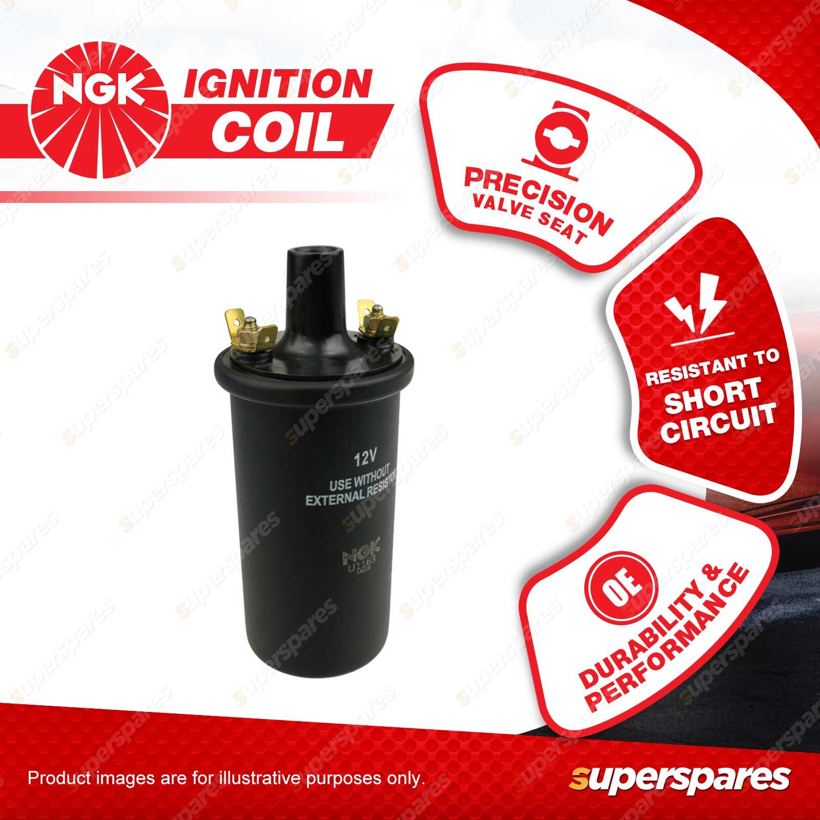 NGK Ignition Coil for Toyota Dyna Hiace Hilux YN51R YN55R Landcruiser 4 ...