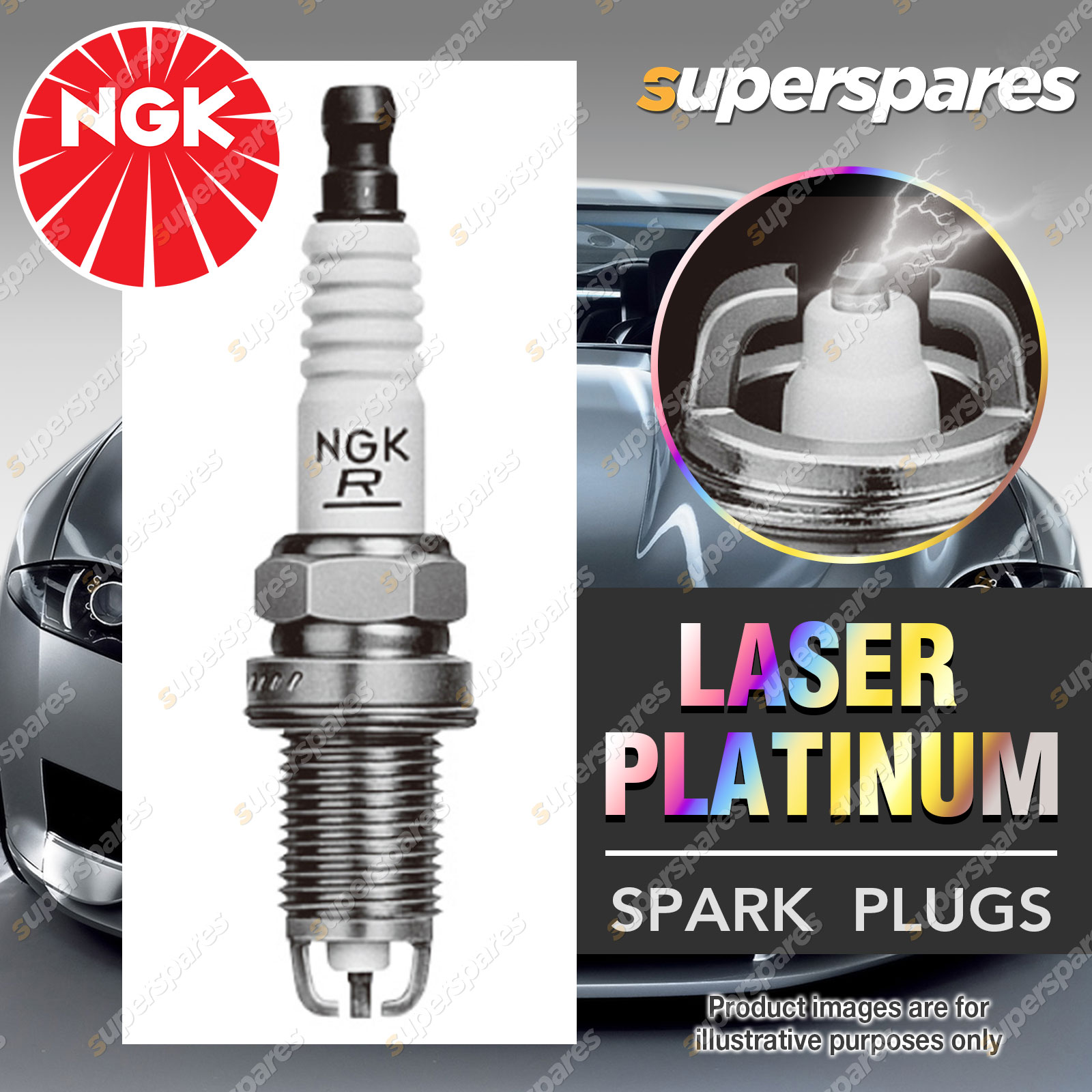 NGK Laser Platinum Spark Plug BKR5EKPB-11 - Premium Quality Japanese ...