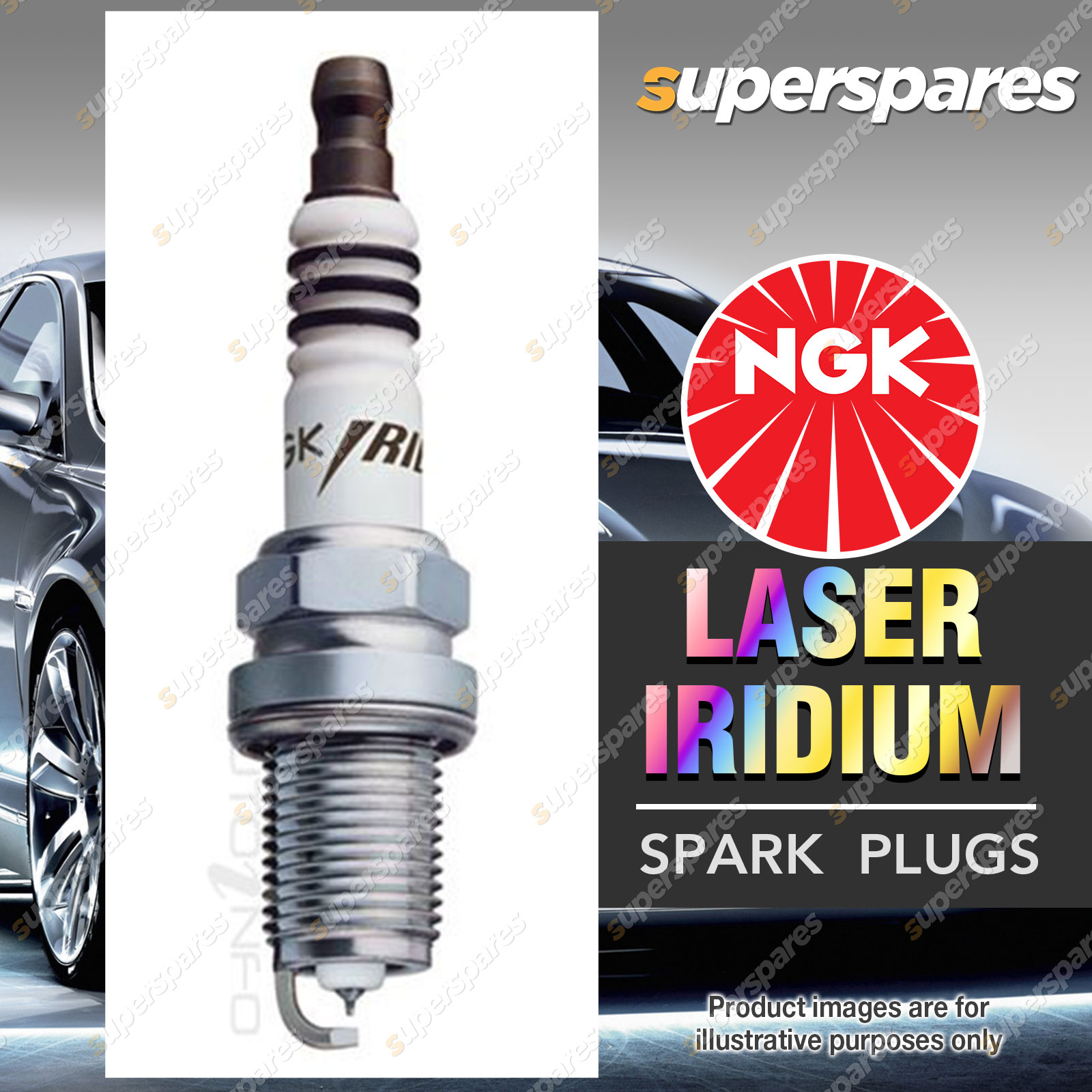 NGK Laser Iridium Spark Plug FR6EI-11 for Ford Falcon BA 4.0 2002-2005