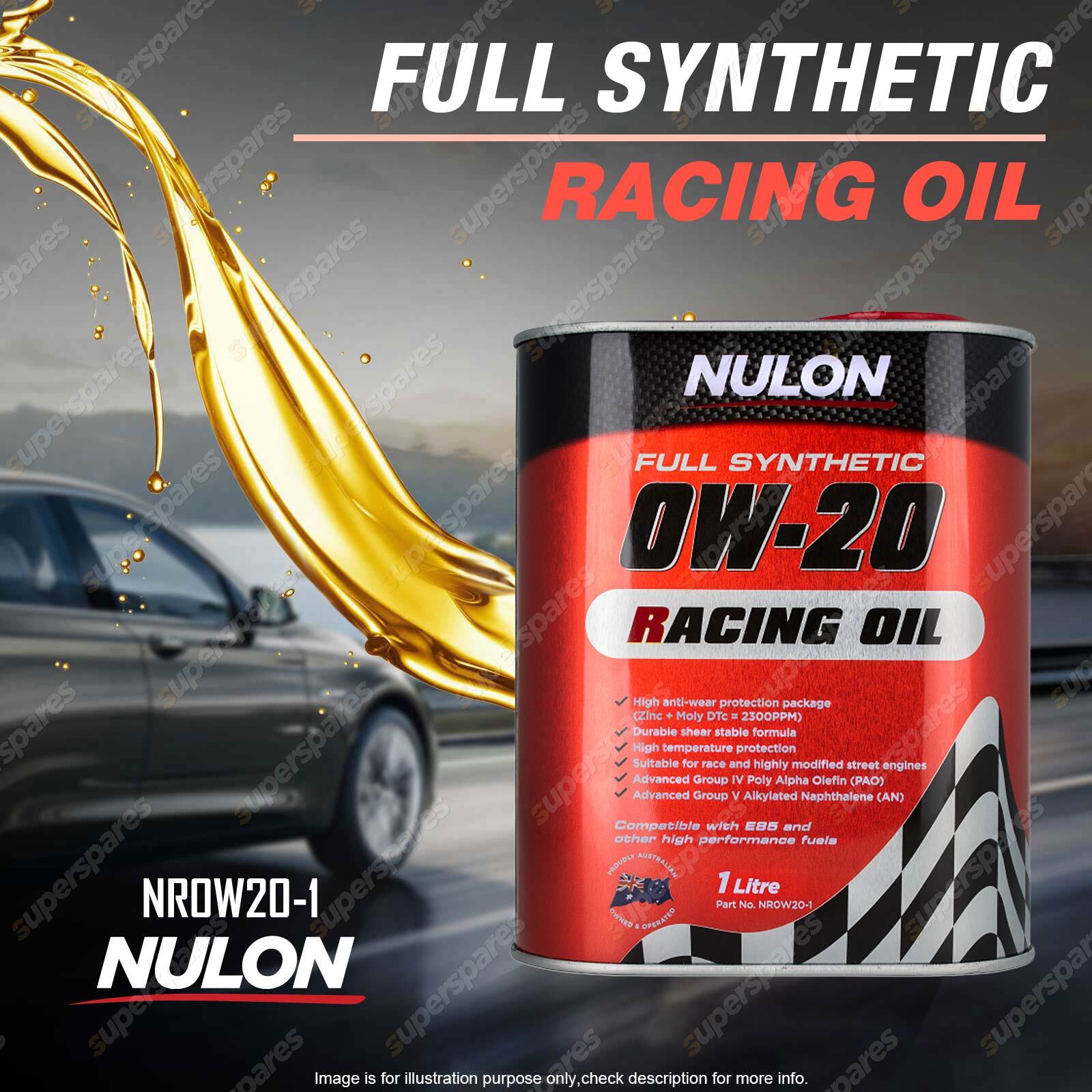 Premium Quality Nulon Full Synthetic SYN 0W20 Racing Car Engine Oil 1L ...