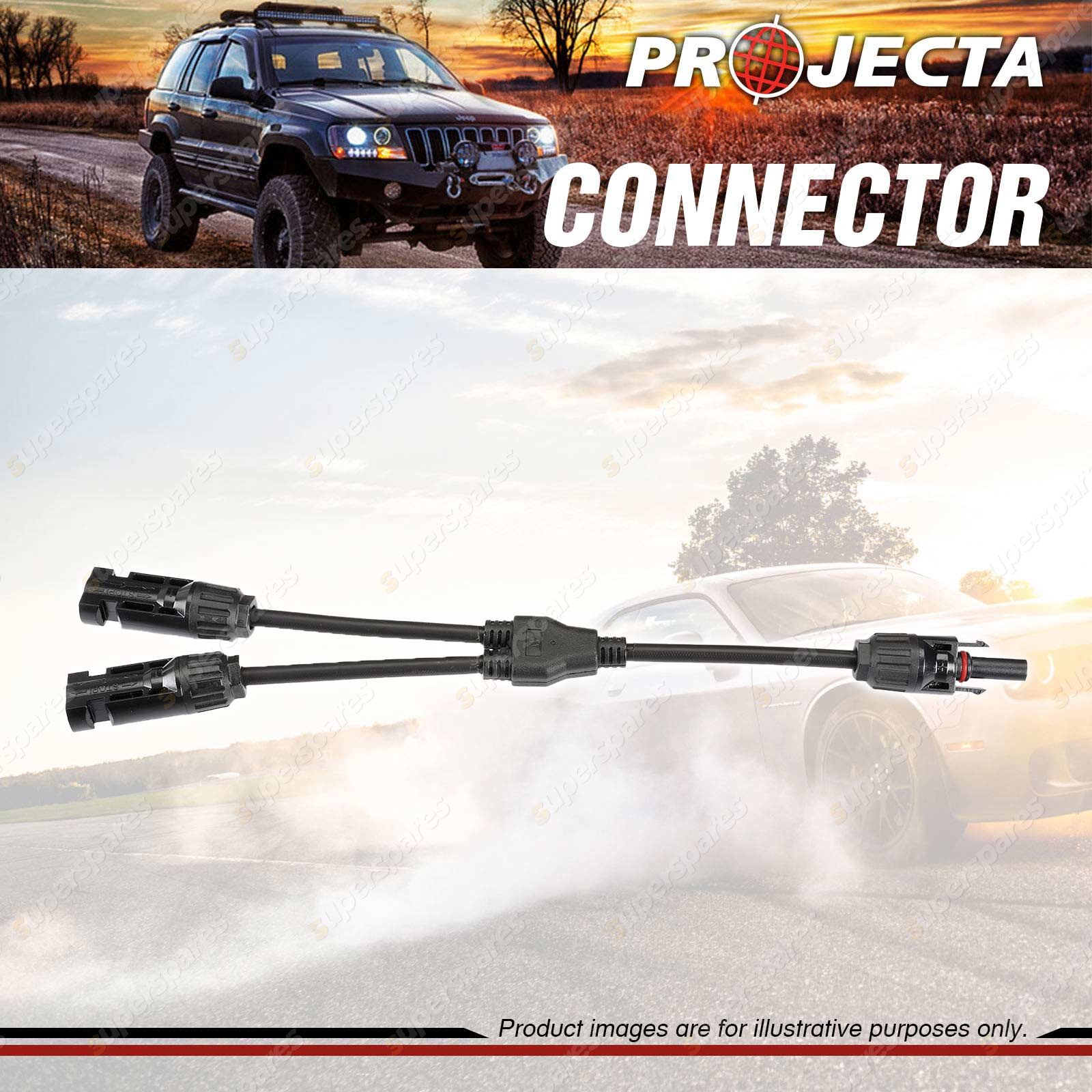 Projecta MC4 Type Y-Lead Negative Connector - 2 Sockets to 1 Plug ...