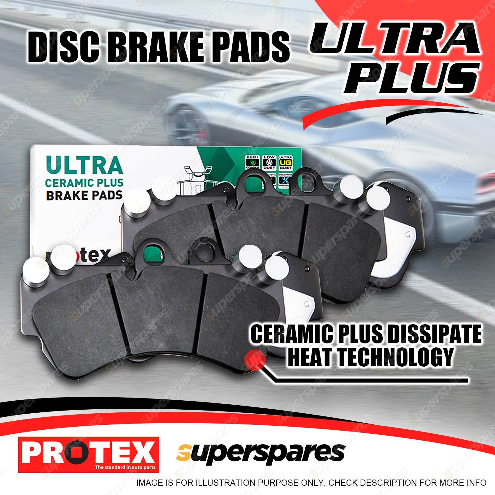 4 Front Ultra Plus Disc Brake Pads for Isuzu D-Max Without High Ride Suspension - Protex