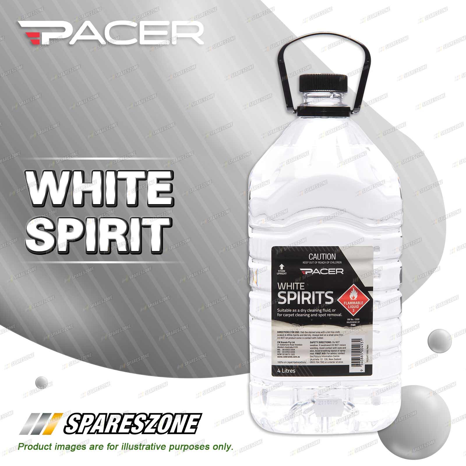 Pacer White Spirit 4L - for Thinning Oil-Based Paints and Cleaning Brushes