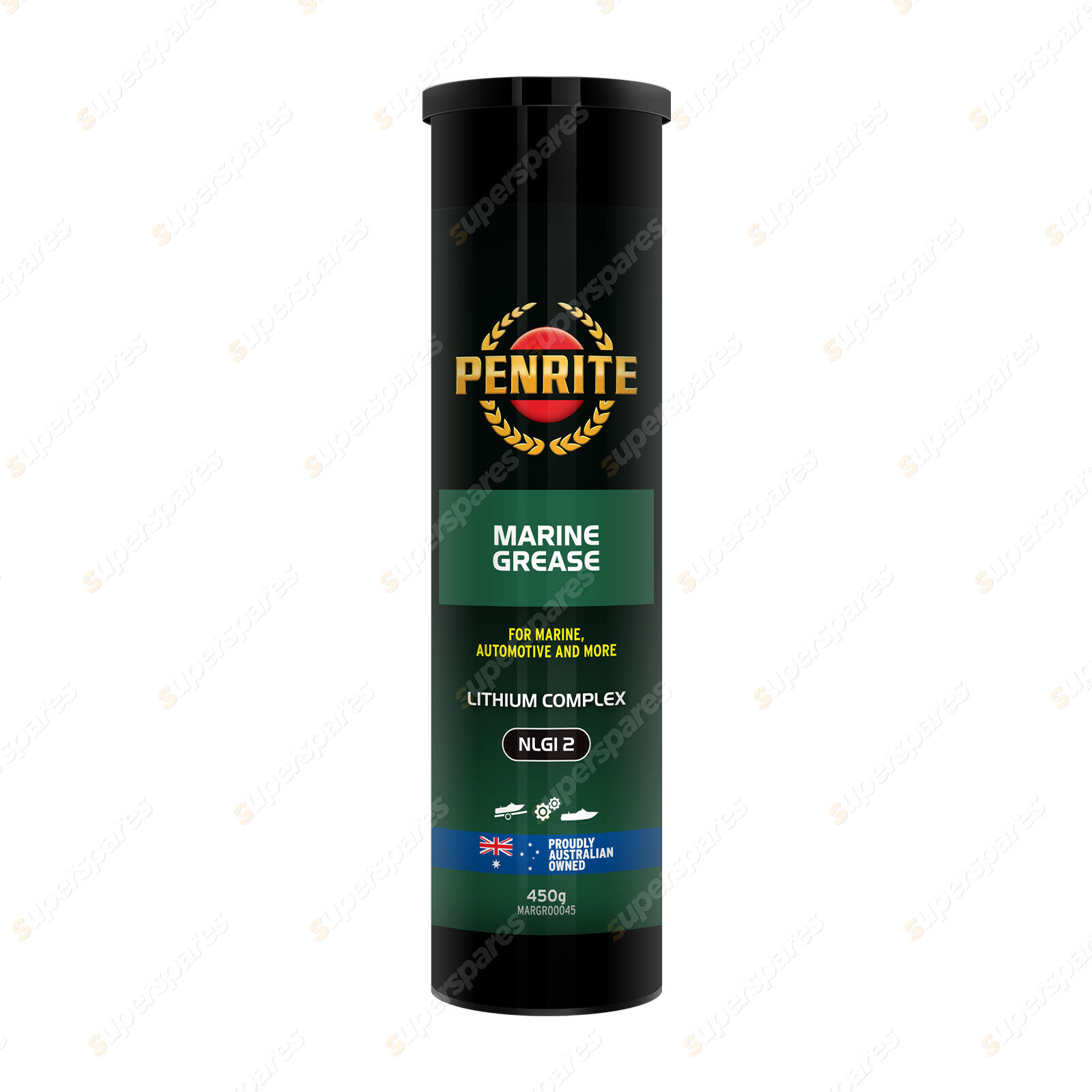 Penrite Marine Grease 450g NLGI 2 Green Coloured Anti-Rust Additive ...