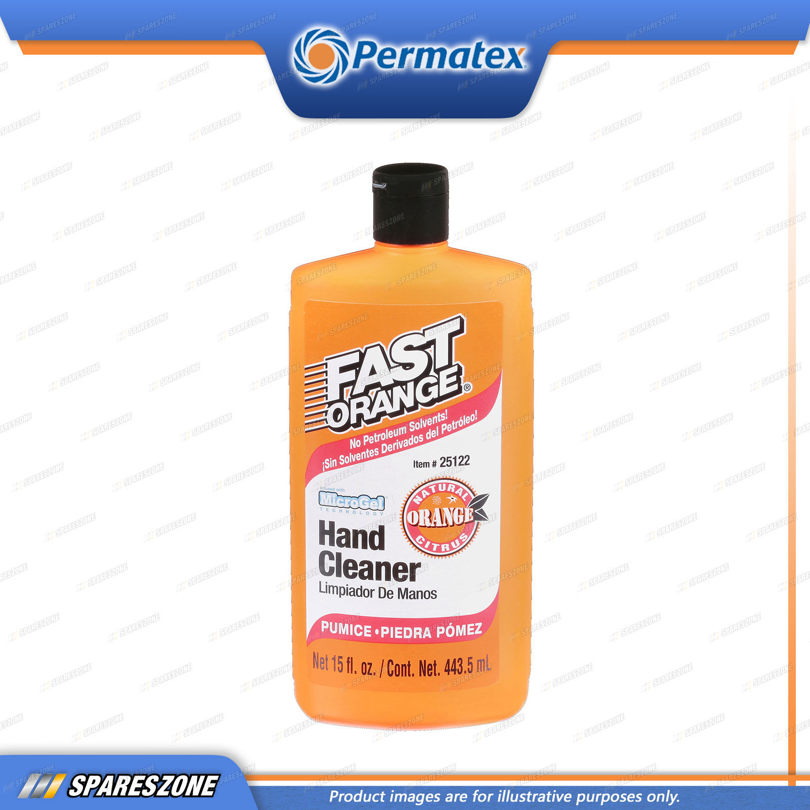 Permatex Fast Orange Pumice Hand Cleaner RKR BTL 443ML - Biodegradable