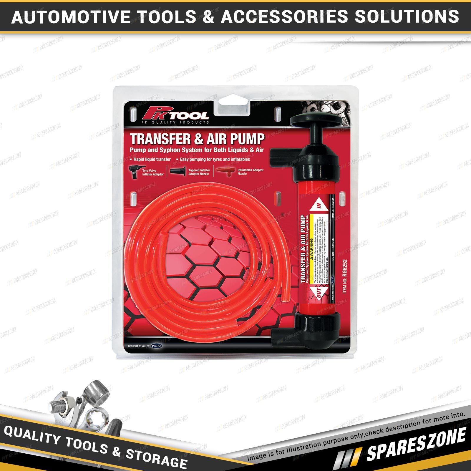 PK Tool Transfer & Air Pump - Quick Transfer Liquid Pumps Air or Any Liquid