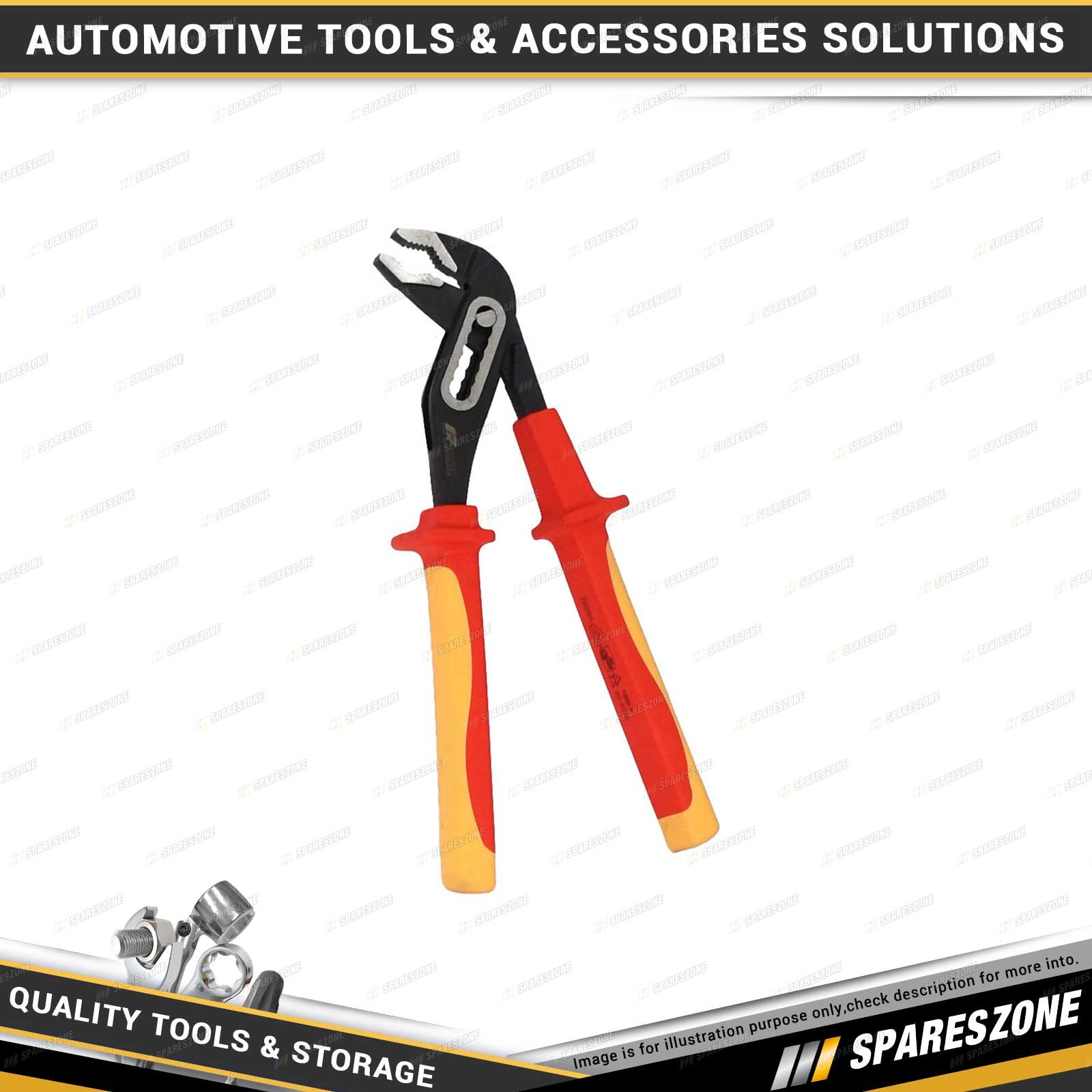 PK Tool 1000V VDE 250mm Heavy Duty Multi-Grip Plier - Slip Guards Cr-V