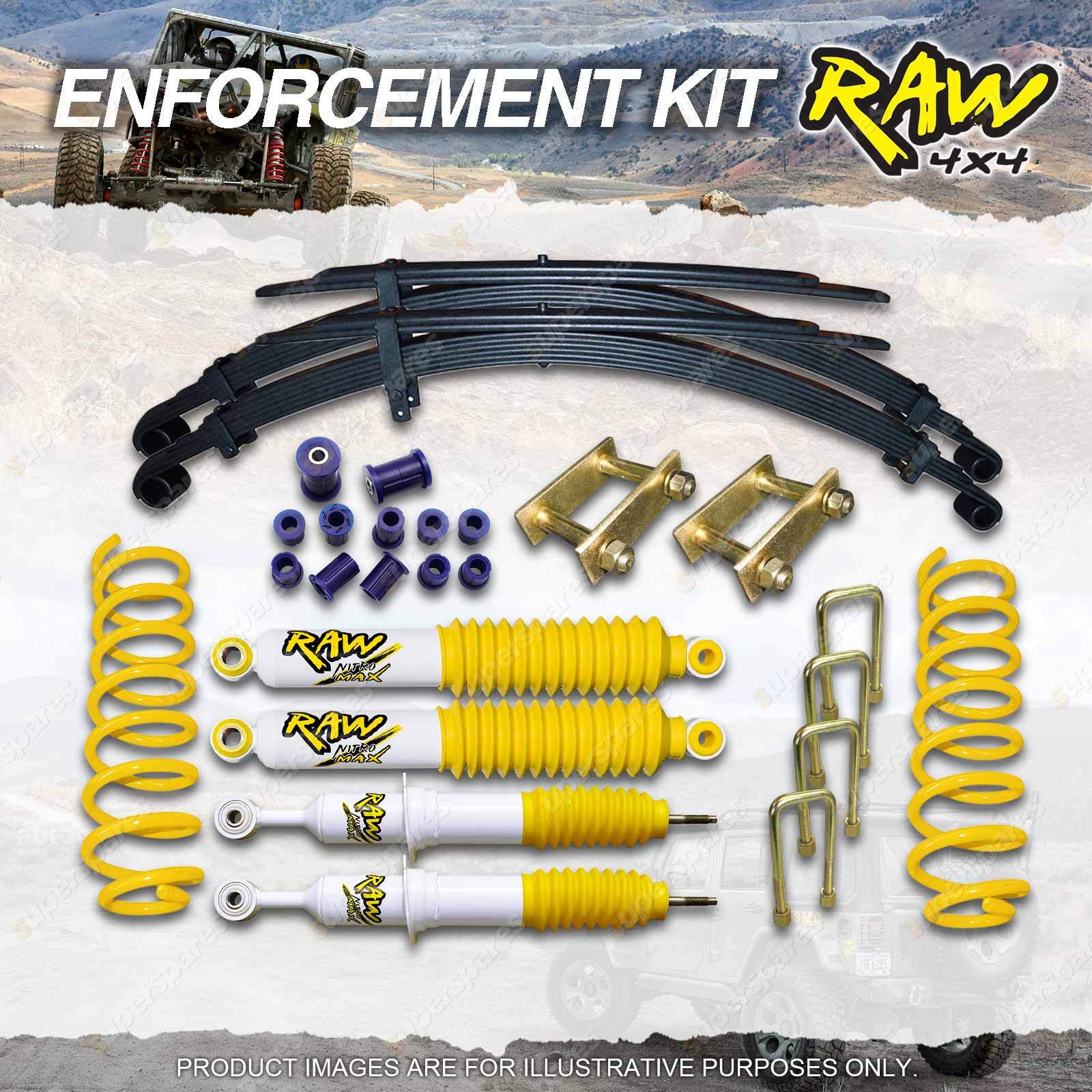 RAW 4x4 40mm Lift Kit Nitro Max Shocks Coil Leaf for Ford Ranger Next ...