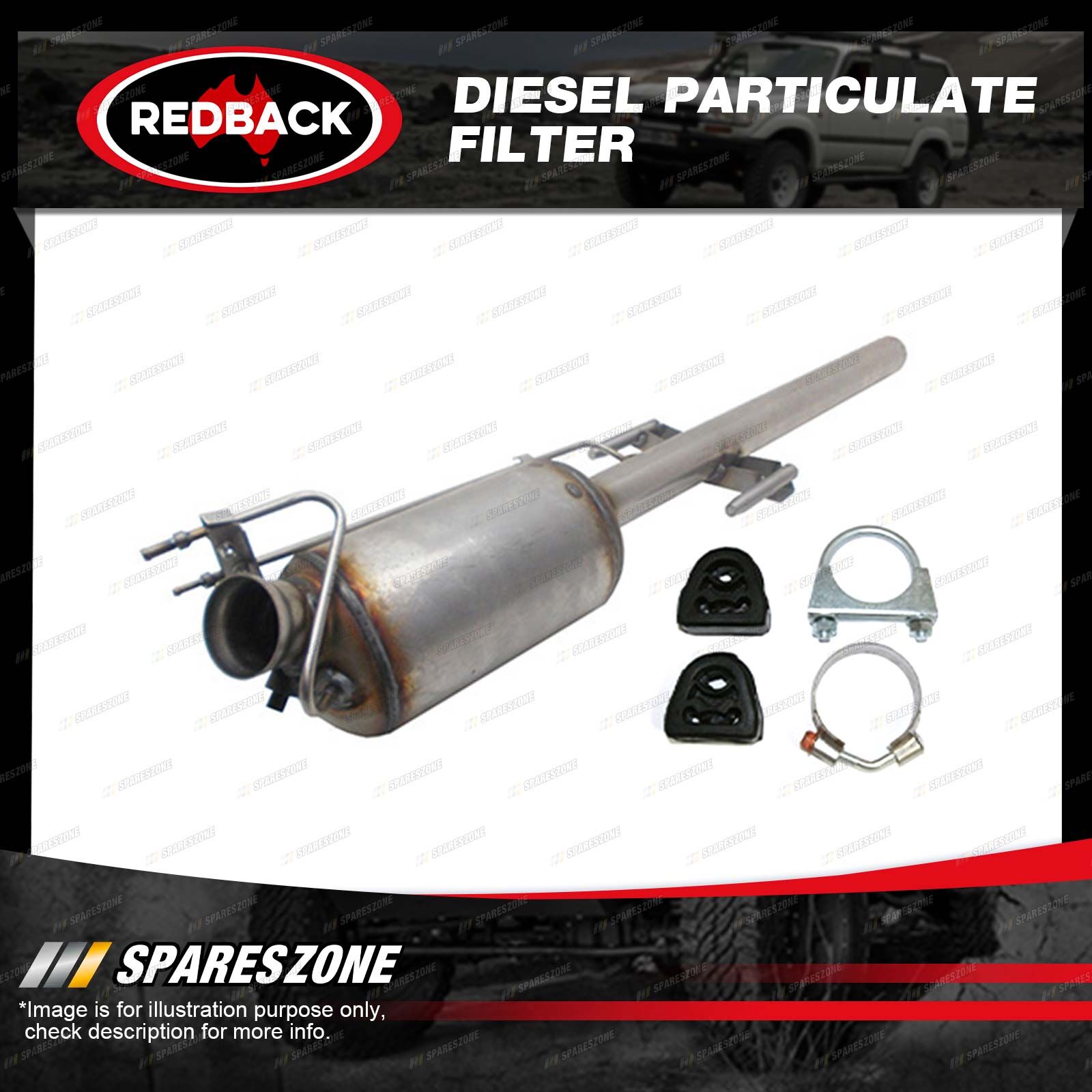Redback Diesel Particulate Filter for Mercedes Benz Viano Vito Mixto ...