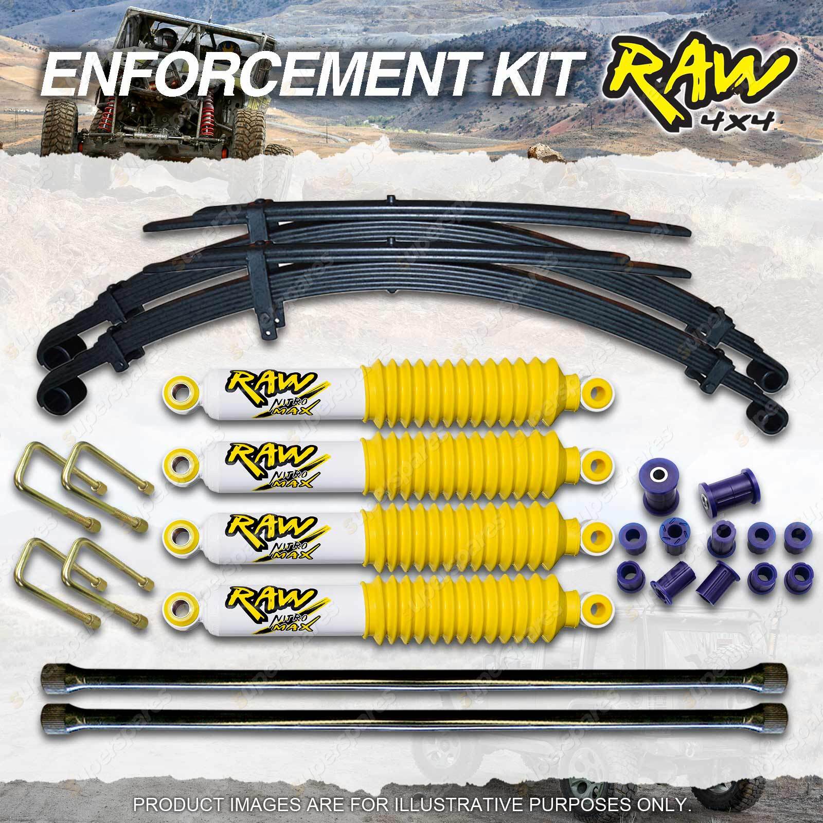 Raw 4x4 Nitro Max Shocks Torsion Bar 50mm Lift Kit for Ford Ranger Ute ...