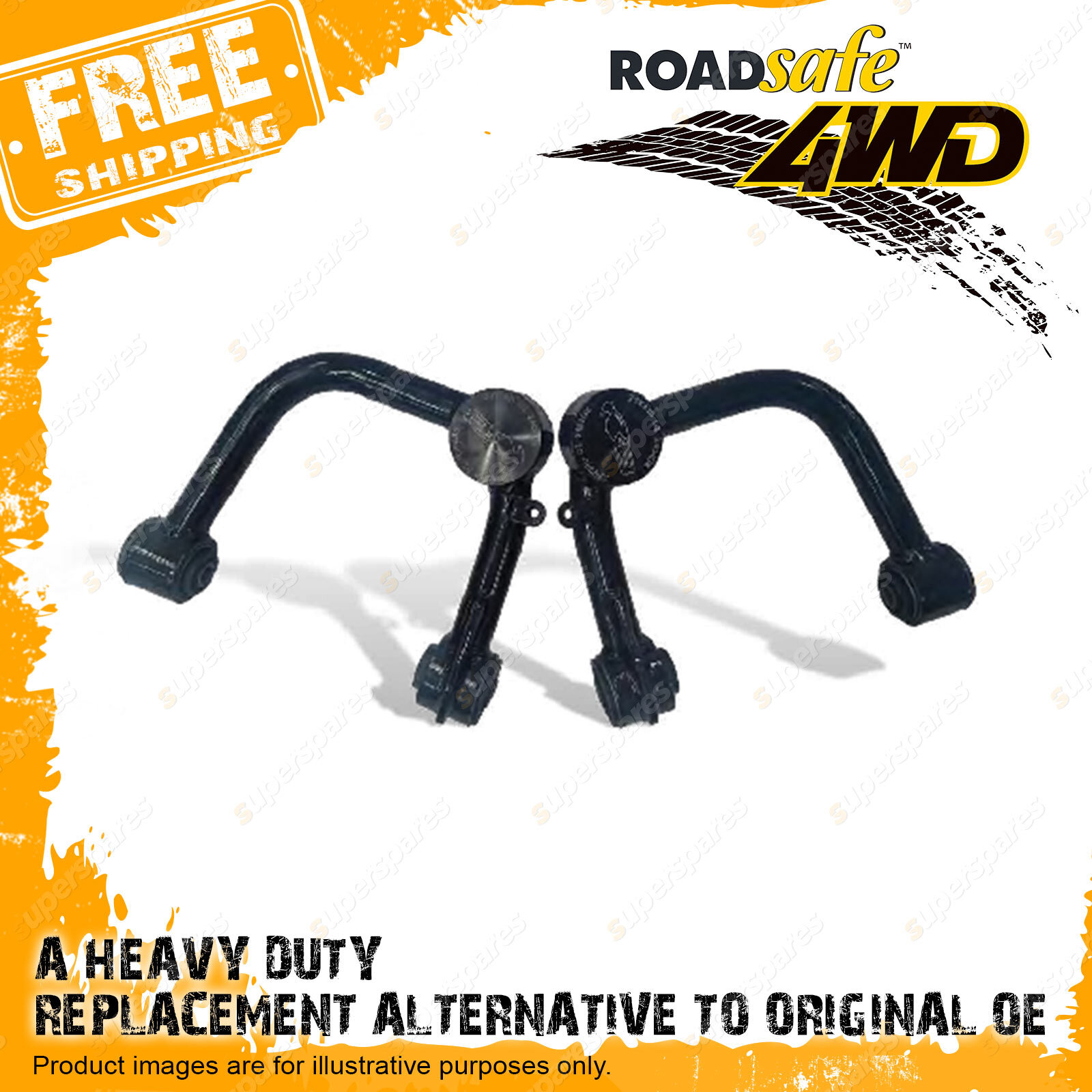 Roadsafe Front Upper Control Arms for Toyota Hilux N70 N80 Excluding ...