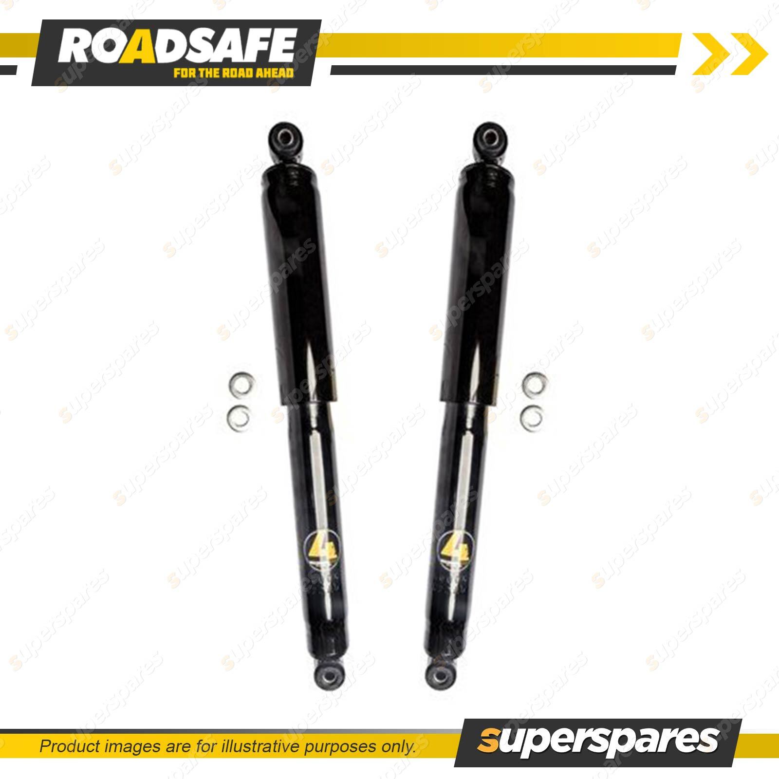 Rear 4WD Nitrogen Gas Shocks for Mitsubishi Challenger PA L200 L300 SB ...