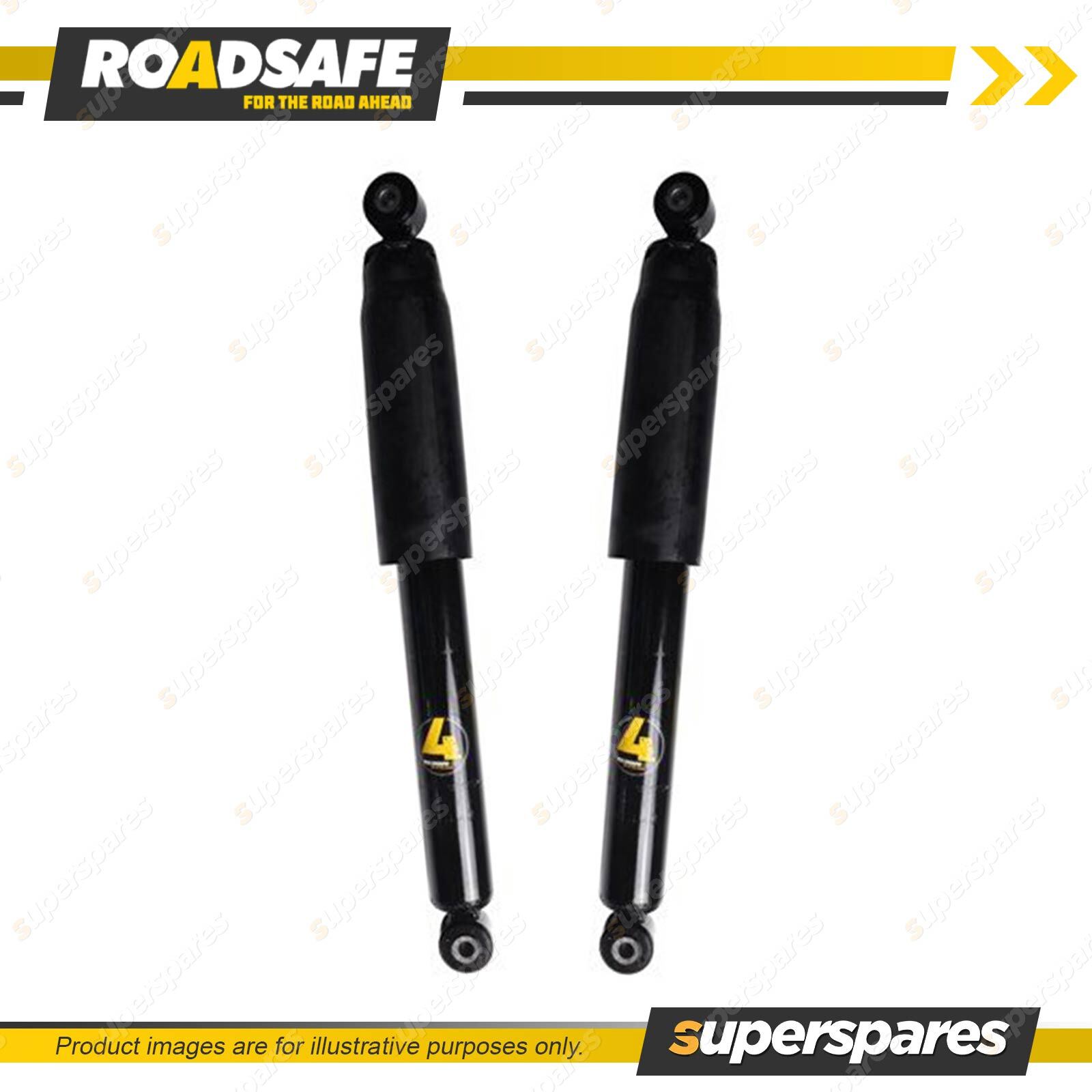 Rear Nitrogen Gas Shocks for Volkswagen Amarok 2H TDI 340 400 420 550 ...