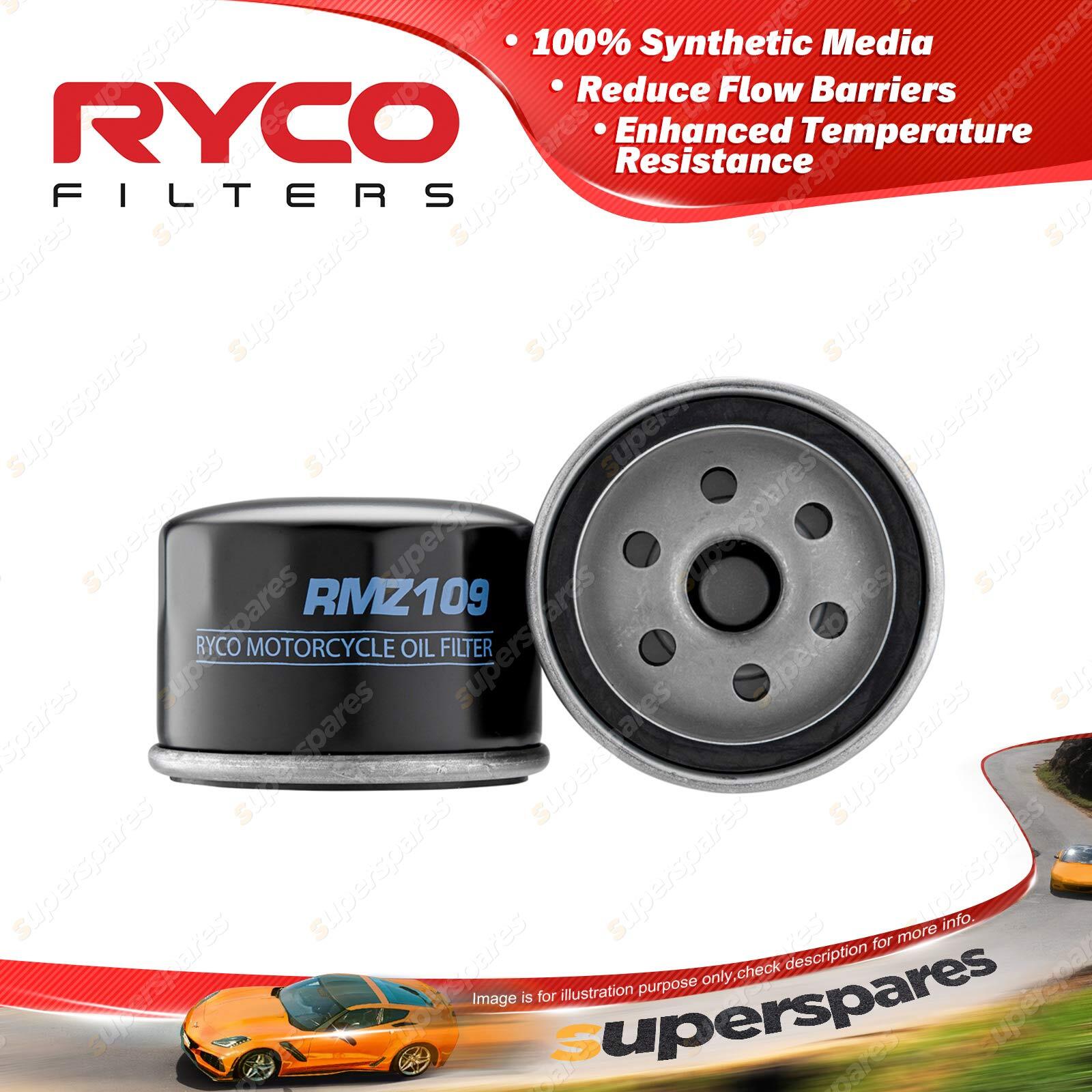 1 x Ryco Motorcycle Oil Filter for BMW R1200 K1600 Spin-on Type Filter ...