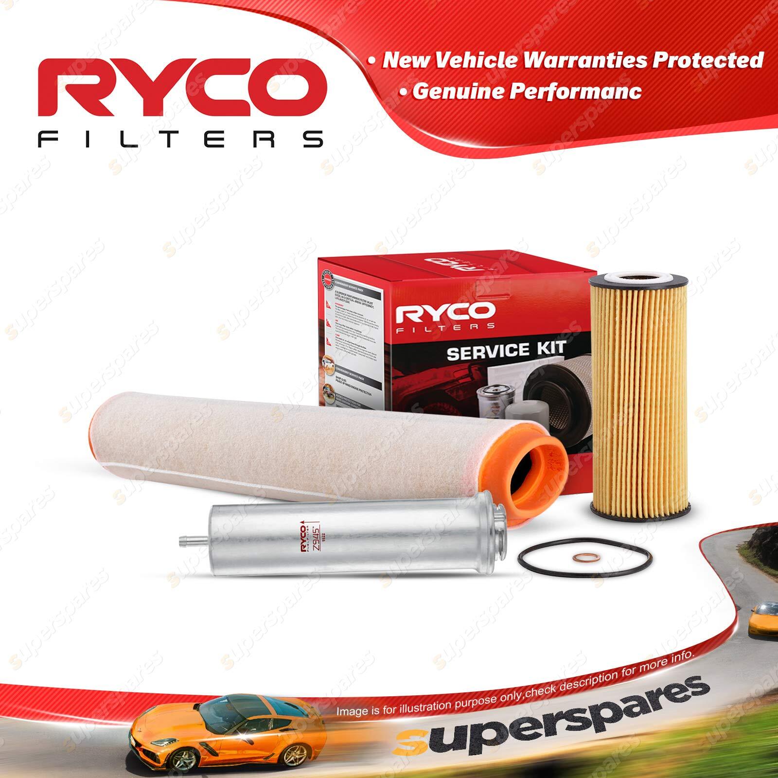 Ryco Oil Air Fuel Filter Service Kit for BMW 530D E60 X3 E83 XDRV 30d ...