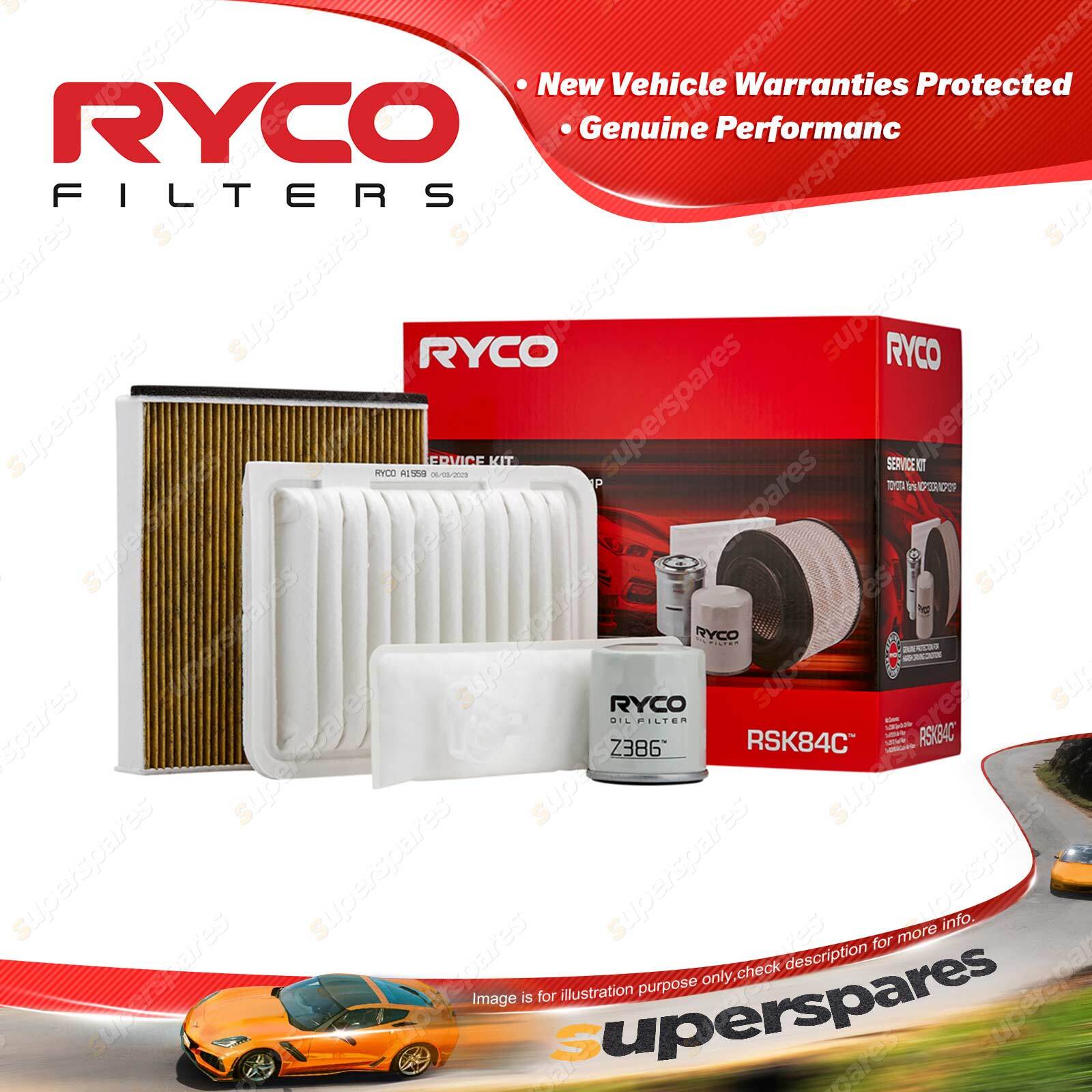 Ryco Filter Service Kit for Toyota Yaris NCP130 NCP131 1NZ-FE 2NZ-FE 11 ...