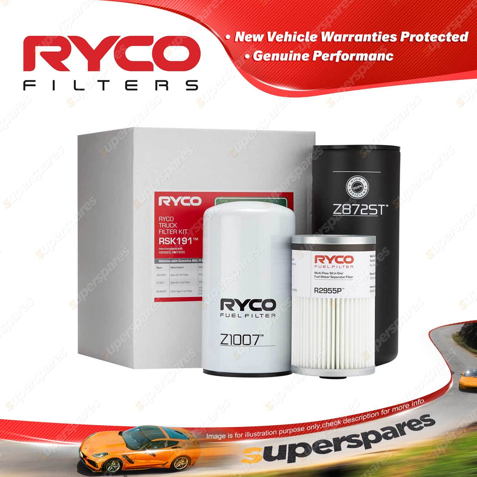 Ryco Filter Service Kit for Cummins ISX X15 inc 107mm Multiflow FWS
