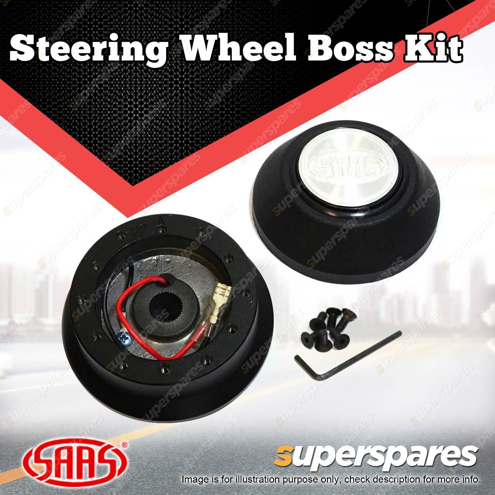 SAAS Dished Steering Wheels Boss Kit for Holden EJ EH HD HR 1963-1967