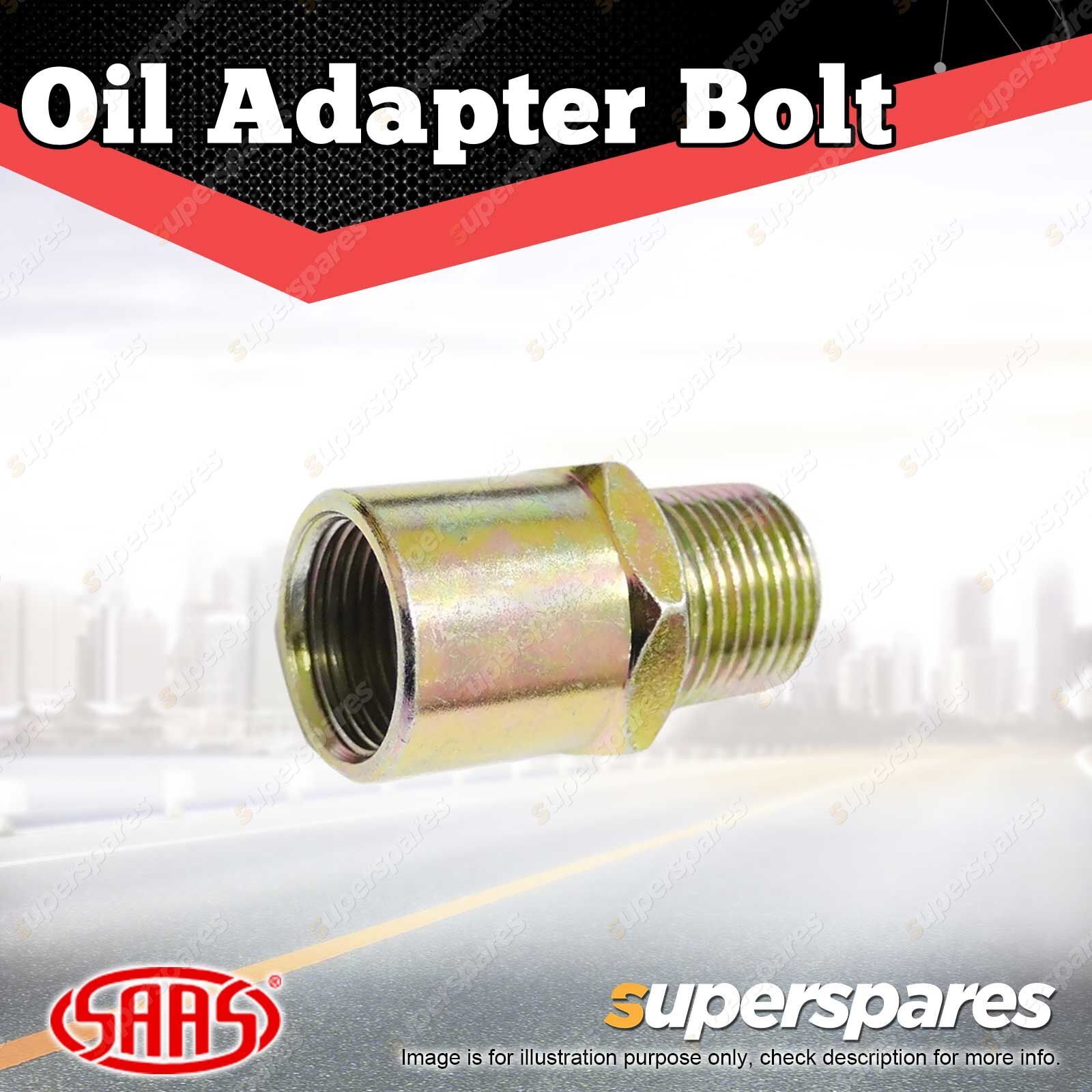 SAAS Oil Adapter Bolt 3/4 Inch Suit Sandwich Plates for Adding Oil Pressure