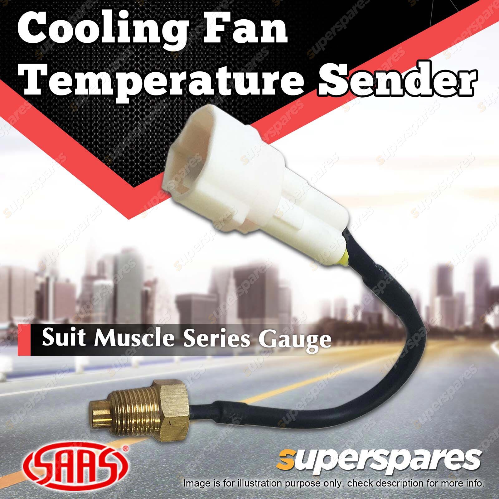 SAAS Cooling Fan Temperature Sender/Sensor Suit Muscle Series Gauge