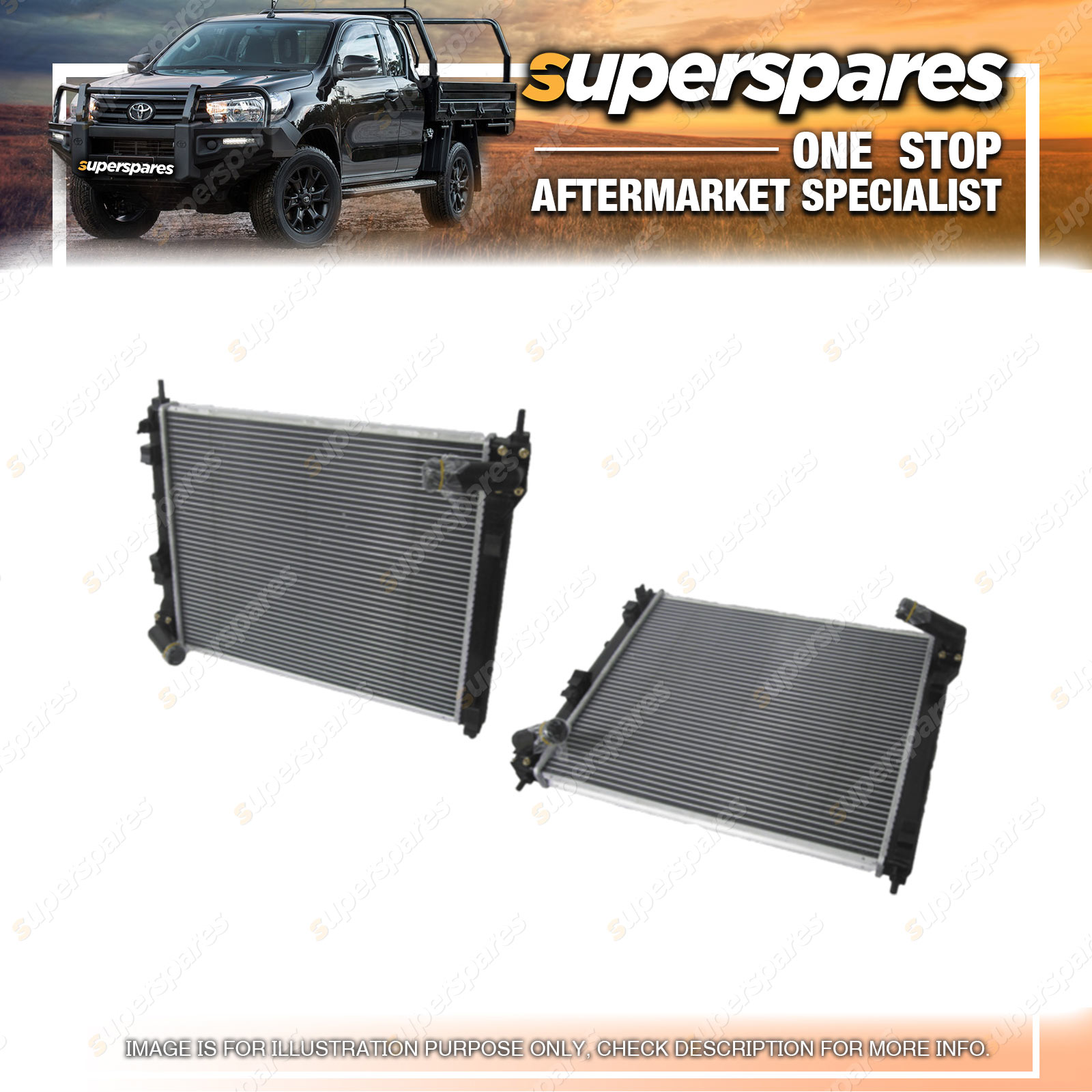 Superspares Radiator for Nissan Juke F15 1.6 Turbo Auto 10/2013-On wards