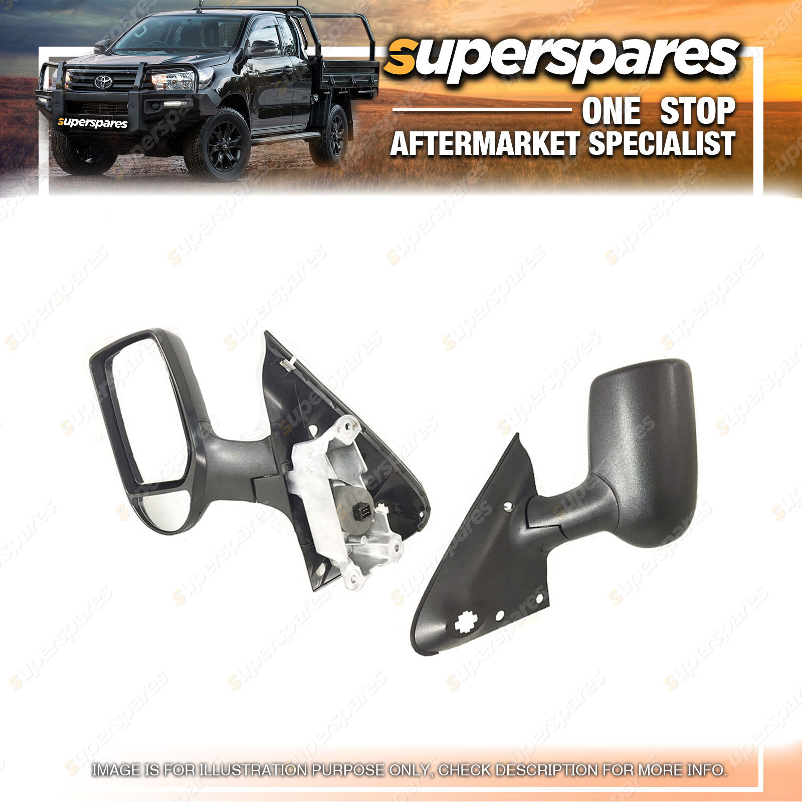 Right & Left Electric Door Mirror for Ford Transit VH - VM 11/2000-08/ ...